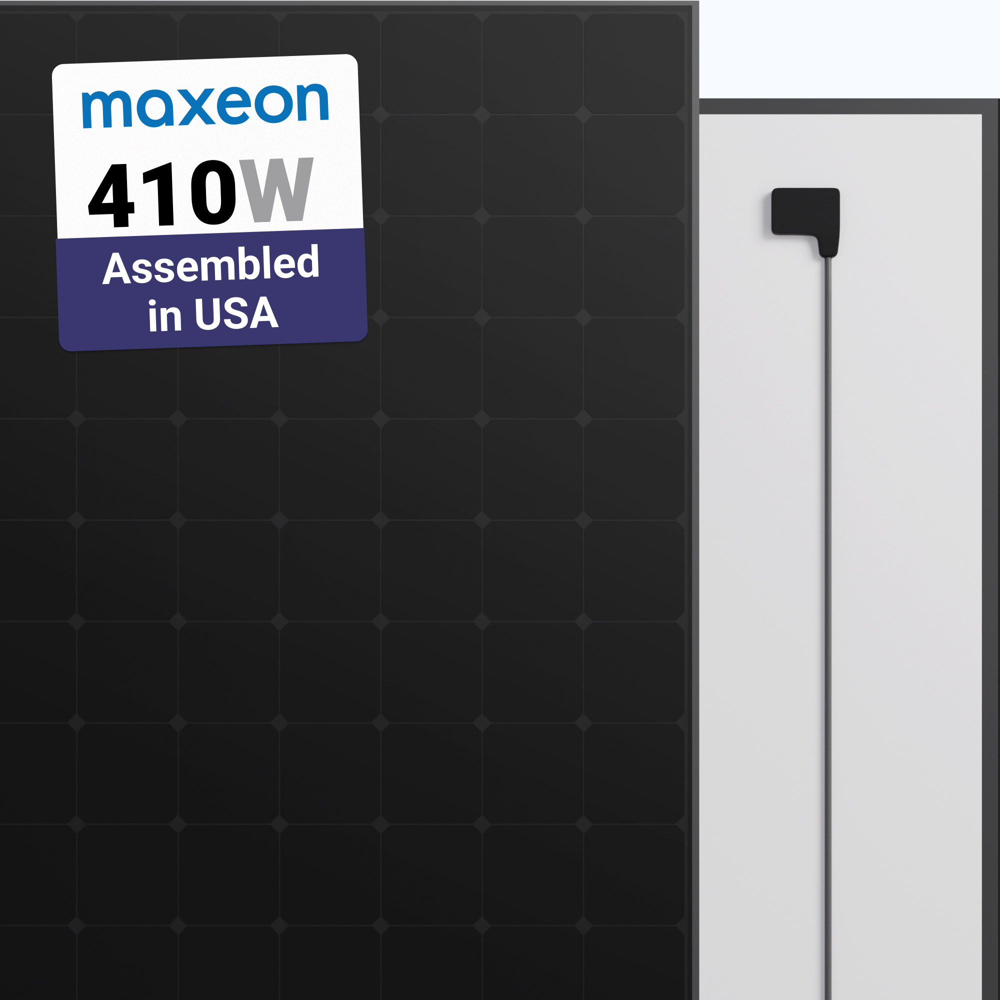 Maxeon 410W Solar Panel 112 Cell All-Black SPR-MAX3-410-BLK-R-DC25-US ...