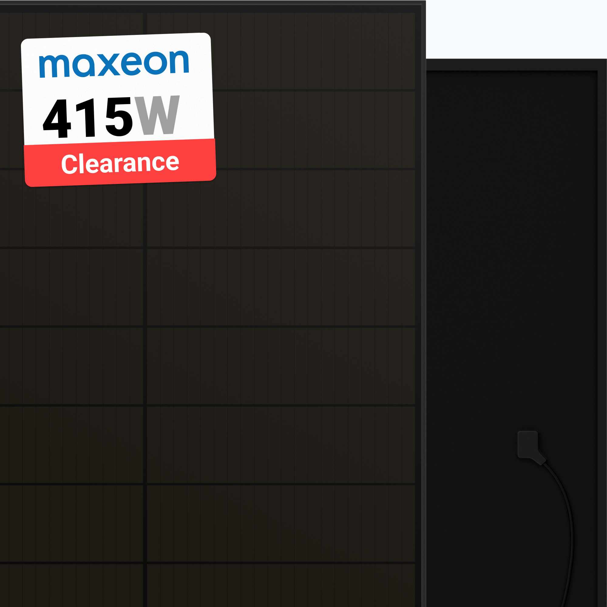 SunPower Maxeon 415W Solar Panel 112 Cell N-type IBC SPR-MAX3-415-BLK-R ...