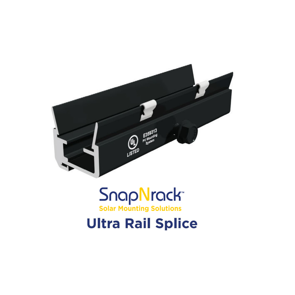SnapNrack Ultra Rail Splice - A1 SolarStore