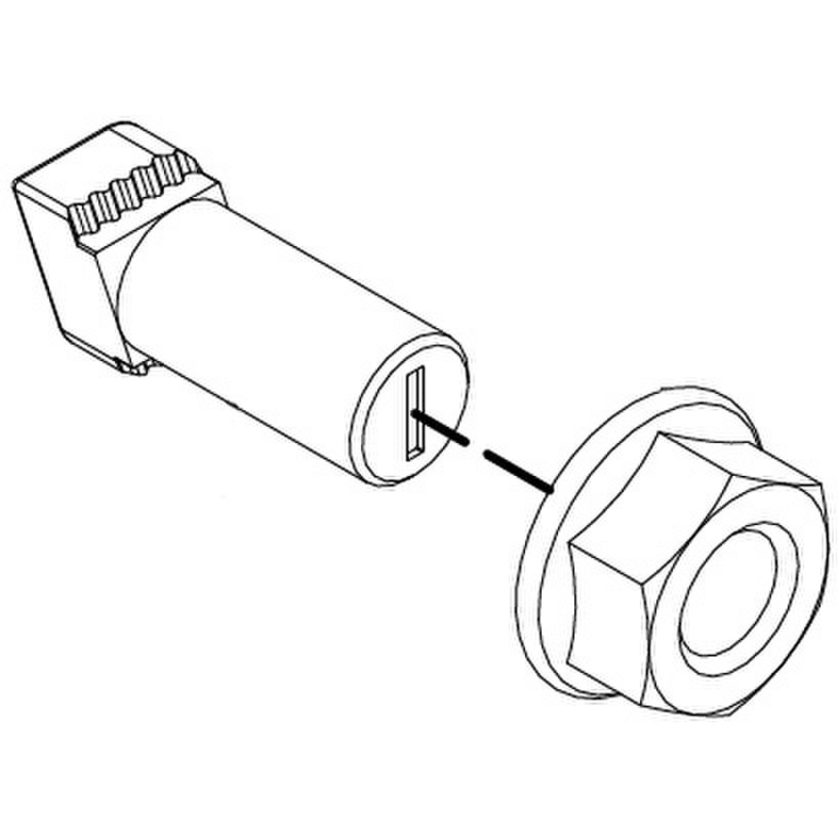 Unirac SolarMount 009021S Bonding T-Bolt & Nut 3/8" X 1" - A1 SolarStore
