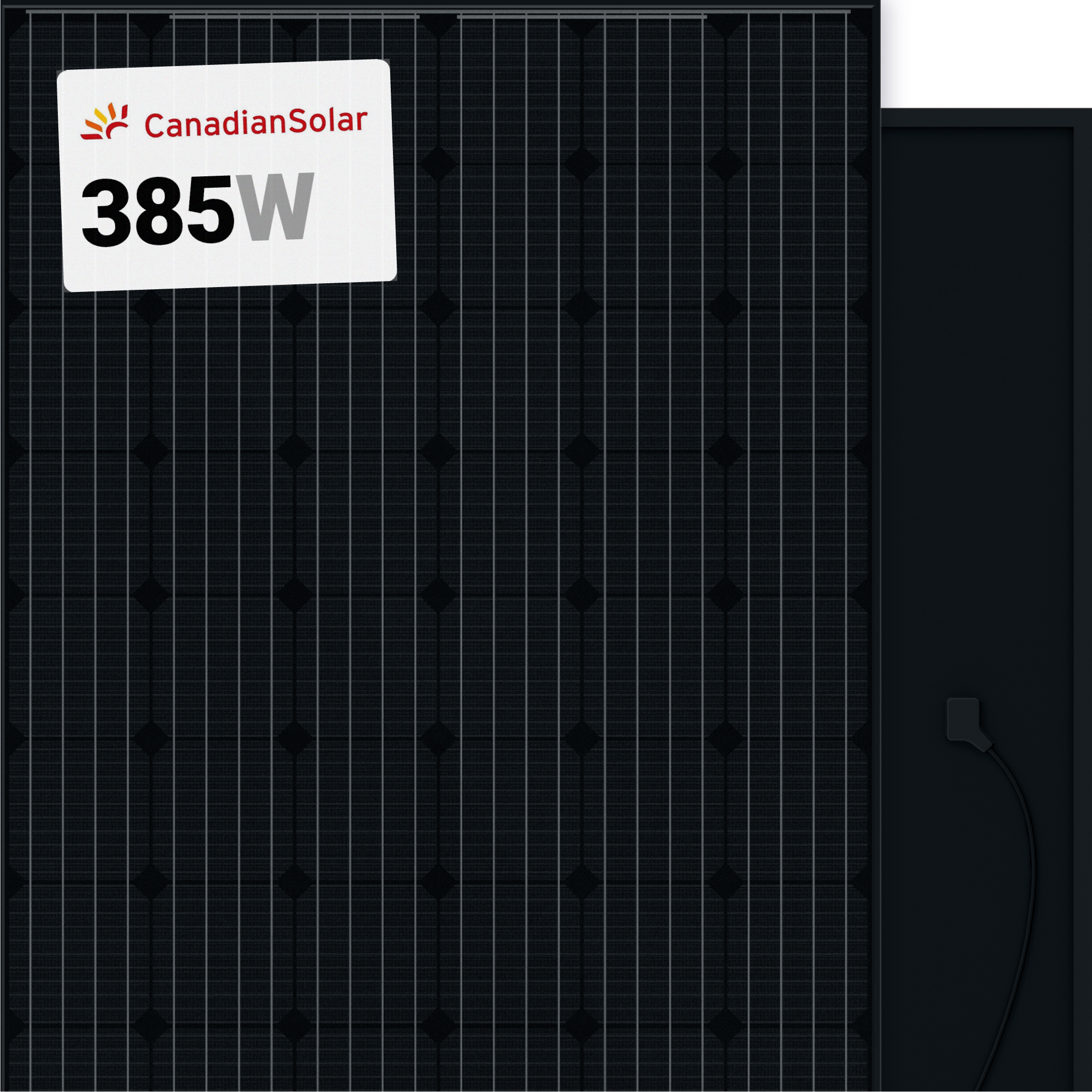 Canadian Solar 385W Solar Panel HiDM5 CS1Y-385MS Black – A1 SolarStore