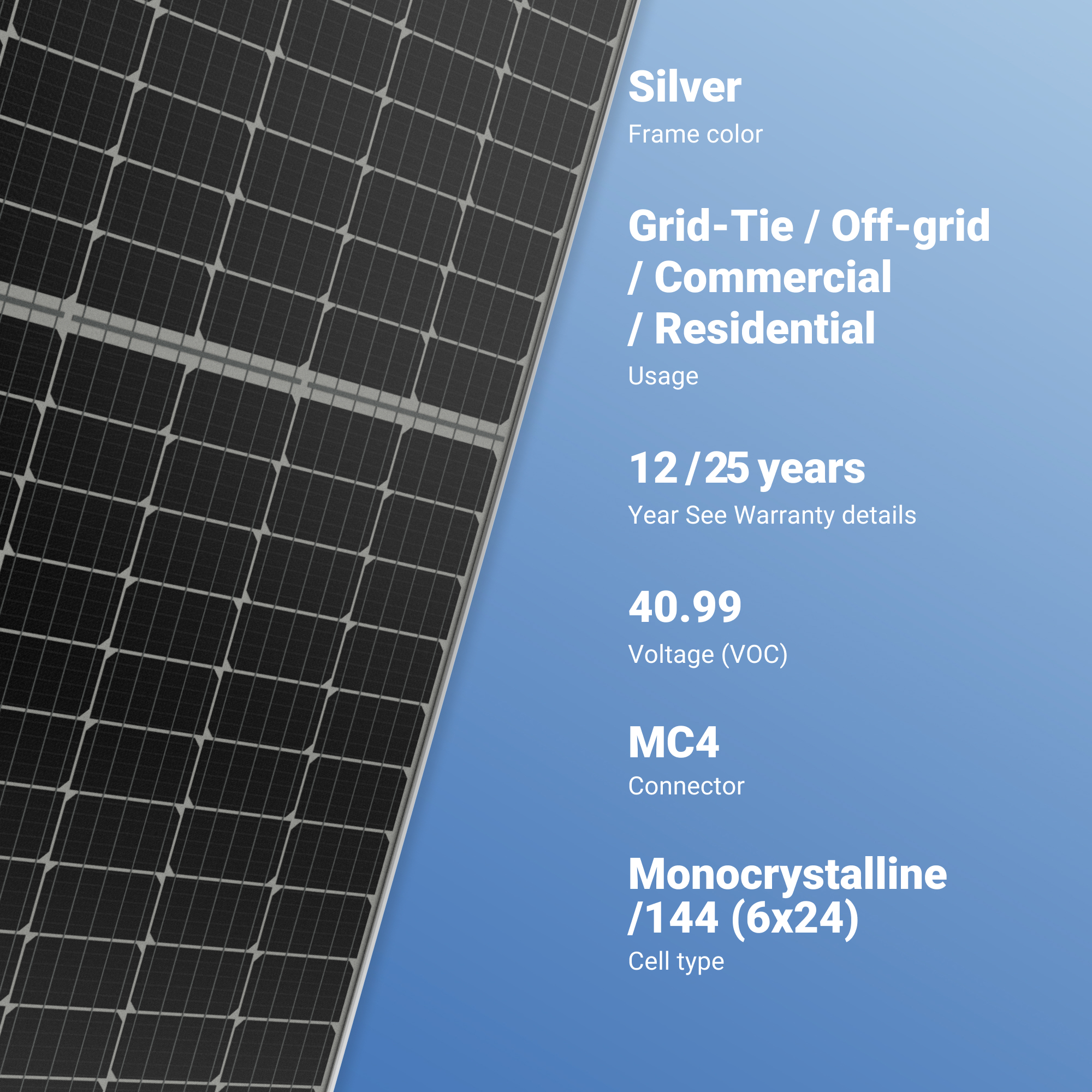 Axitec 440W Solar Panel 144 cell AxiPremium XL HC AC-440MH/144V - A1 ...