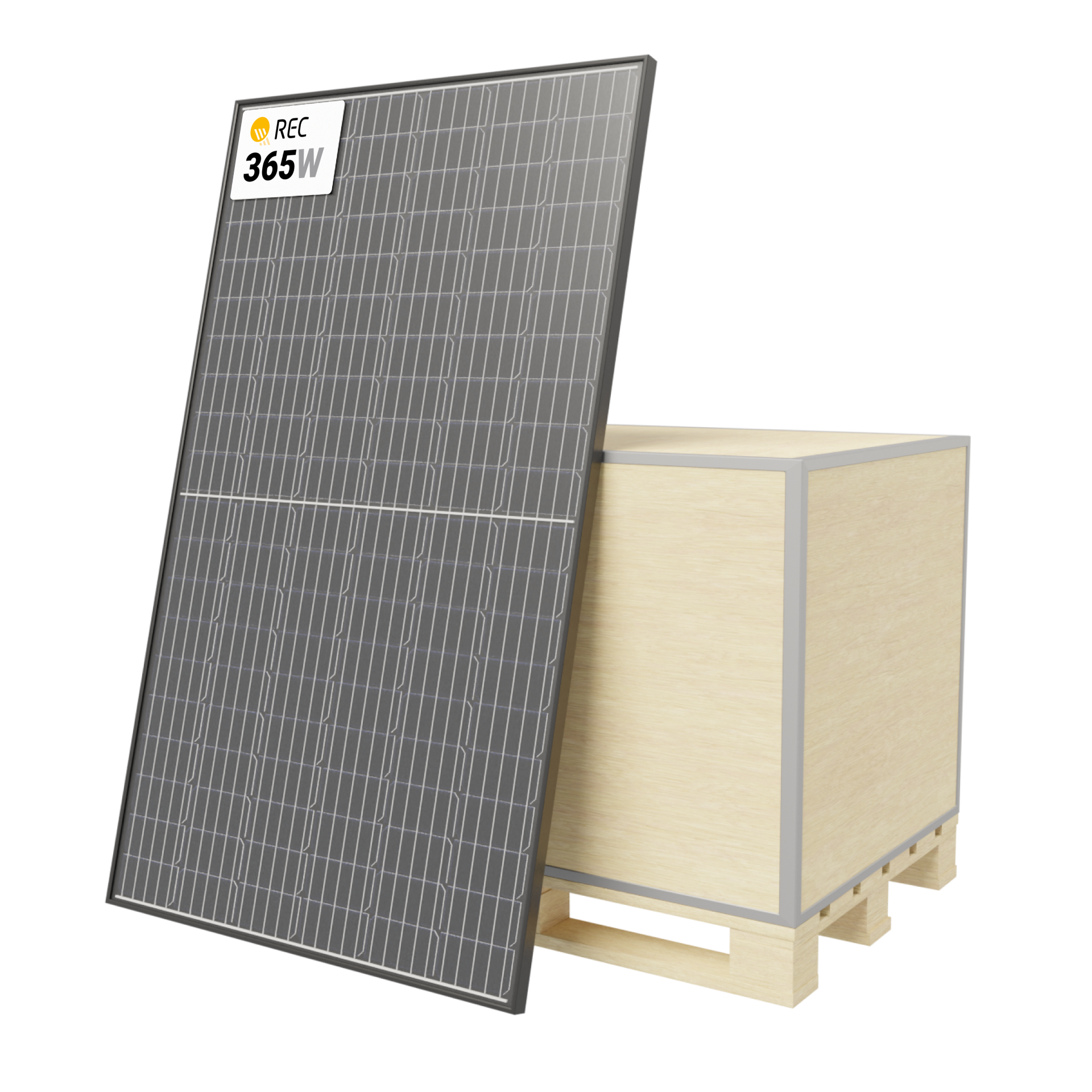 REC 365W Solar Panel 120 cell REC365TP4 Black Wholesale - A1 SolarStore