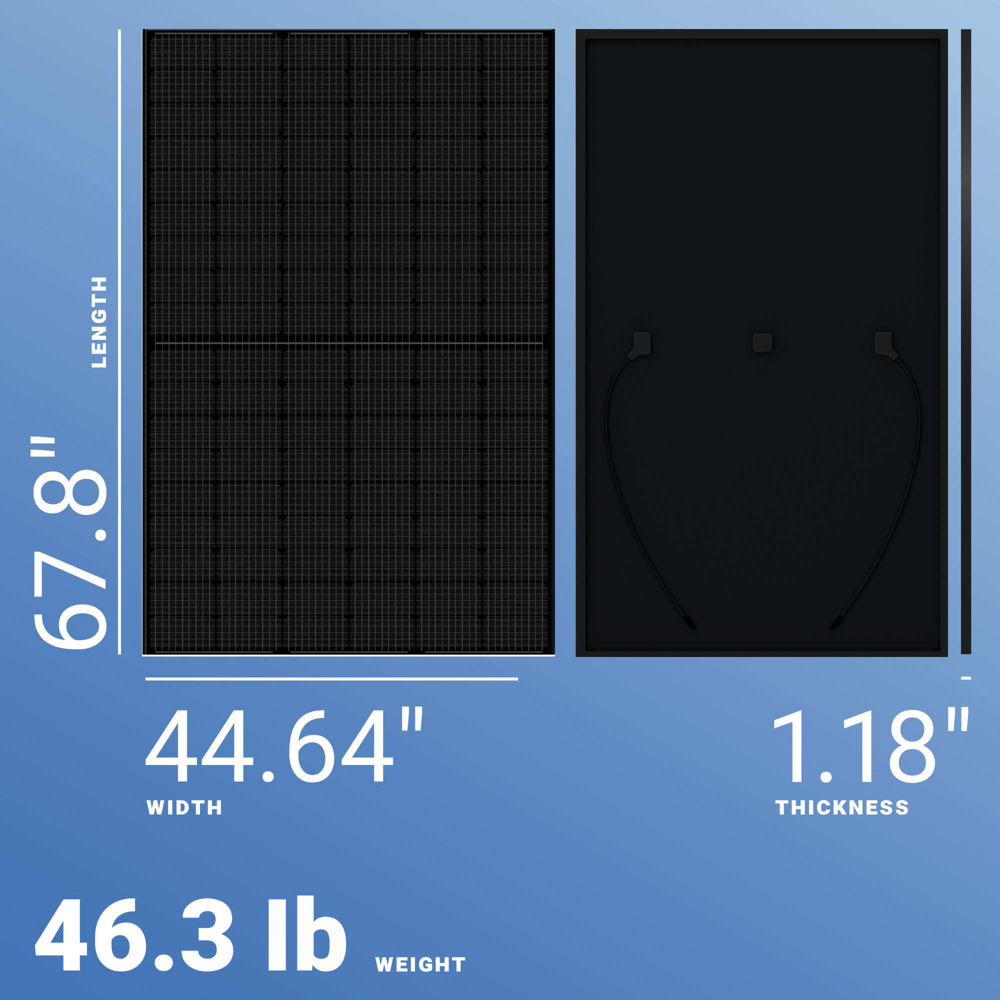 VSUN 400W Solar Panel 108 cell VSUN400-108BMH Black on Black - A1 SolarStore