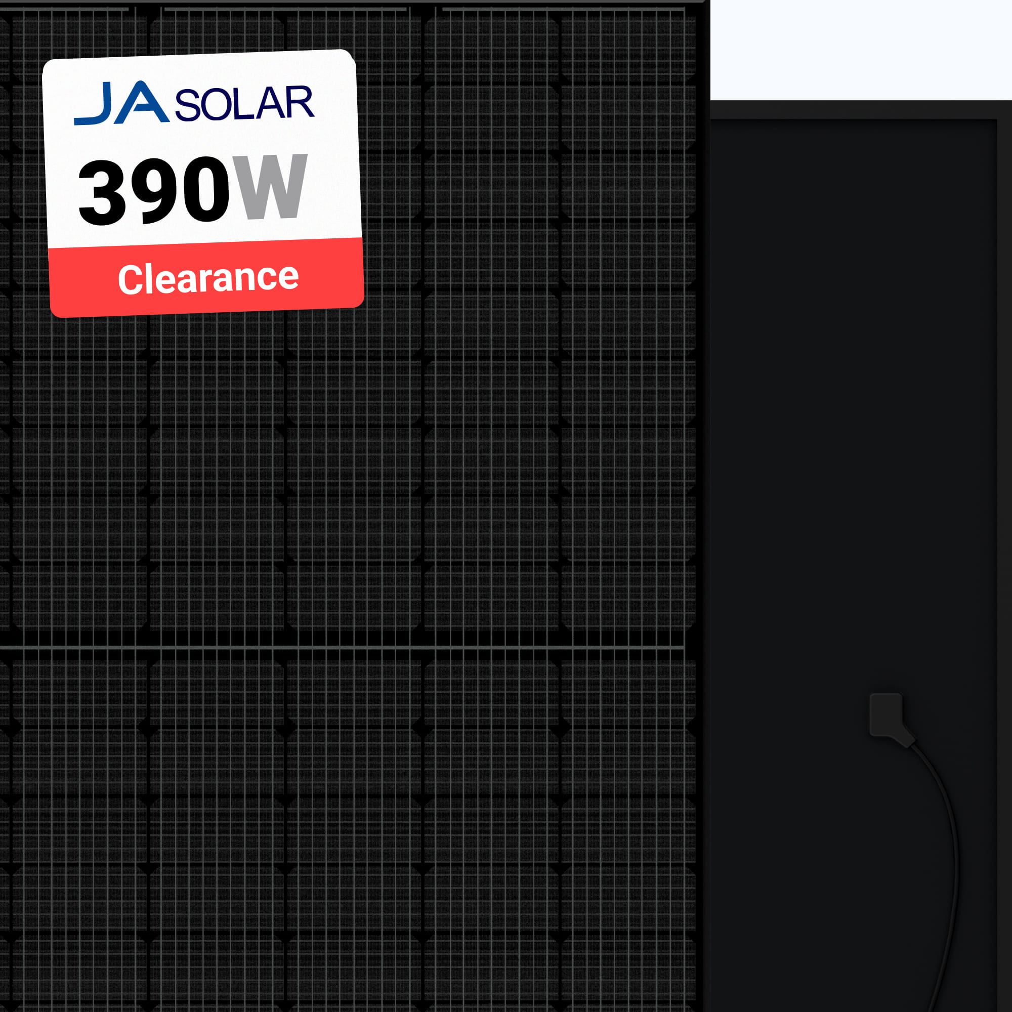 JA Solar 390W Solar Panel 108 cell JA-JAM54-S31-390MR Clearance - A1 ...