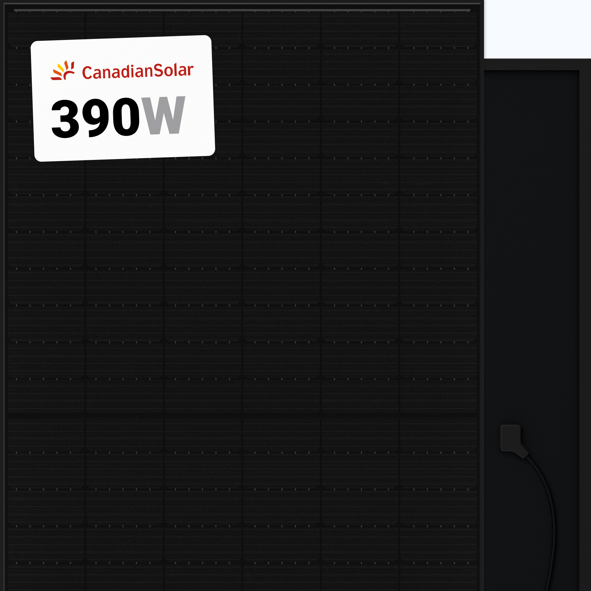 Canadian Solar 390W Solar Panel 132 Cell CS3N-390MS HiKuBlack ...