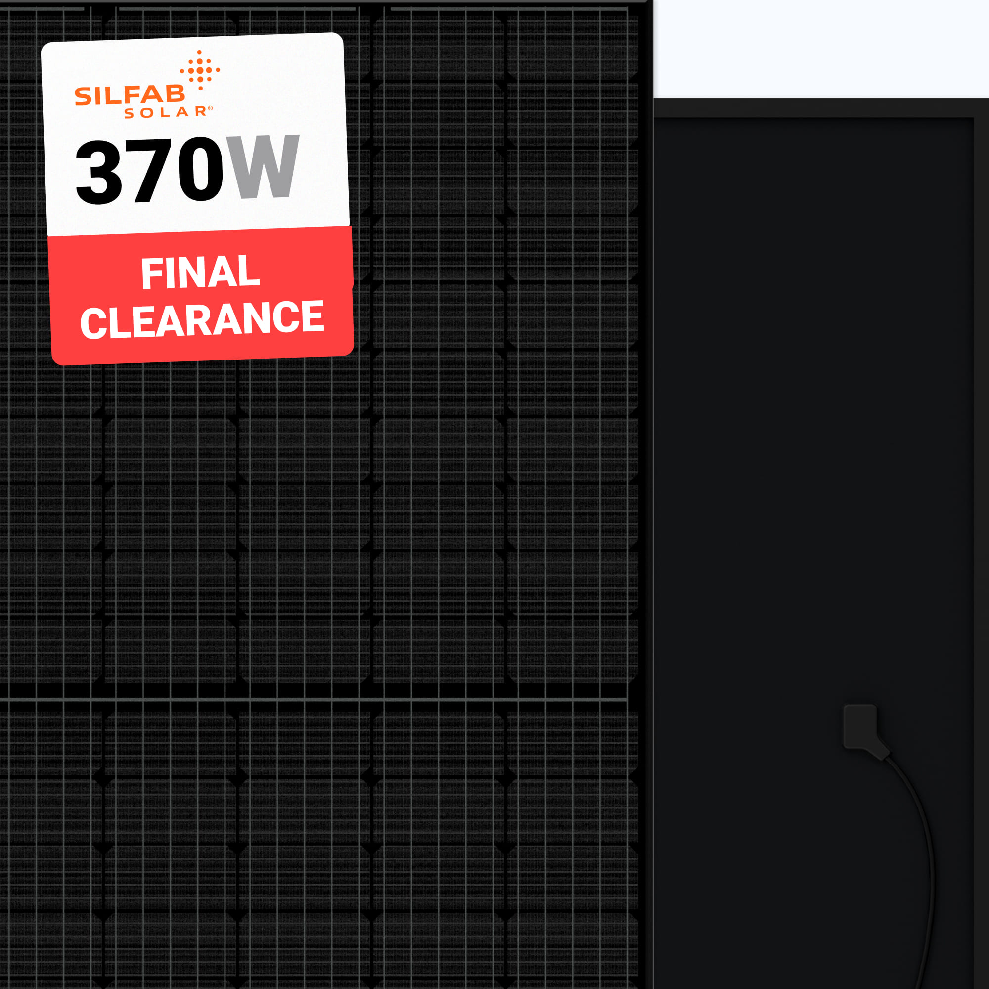 Silfab 370W Solar Panel 120 Cell SIL-370-HC Clearance - A1 SolarStore