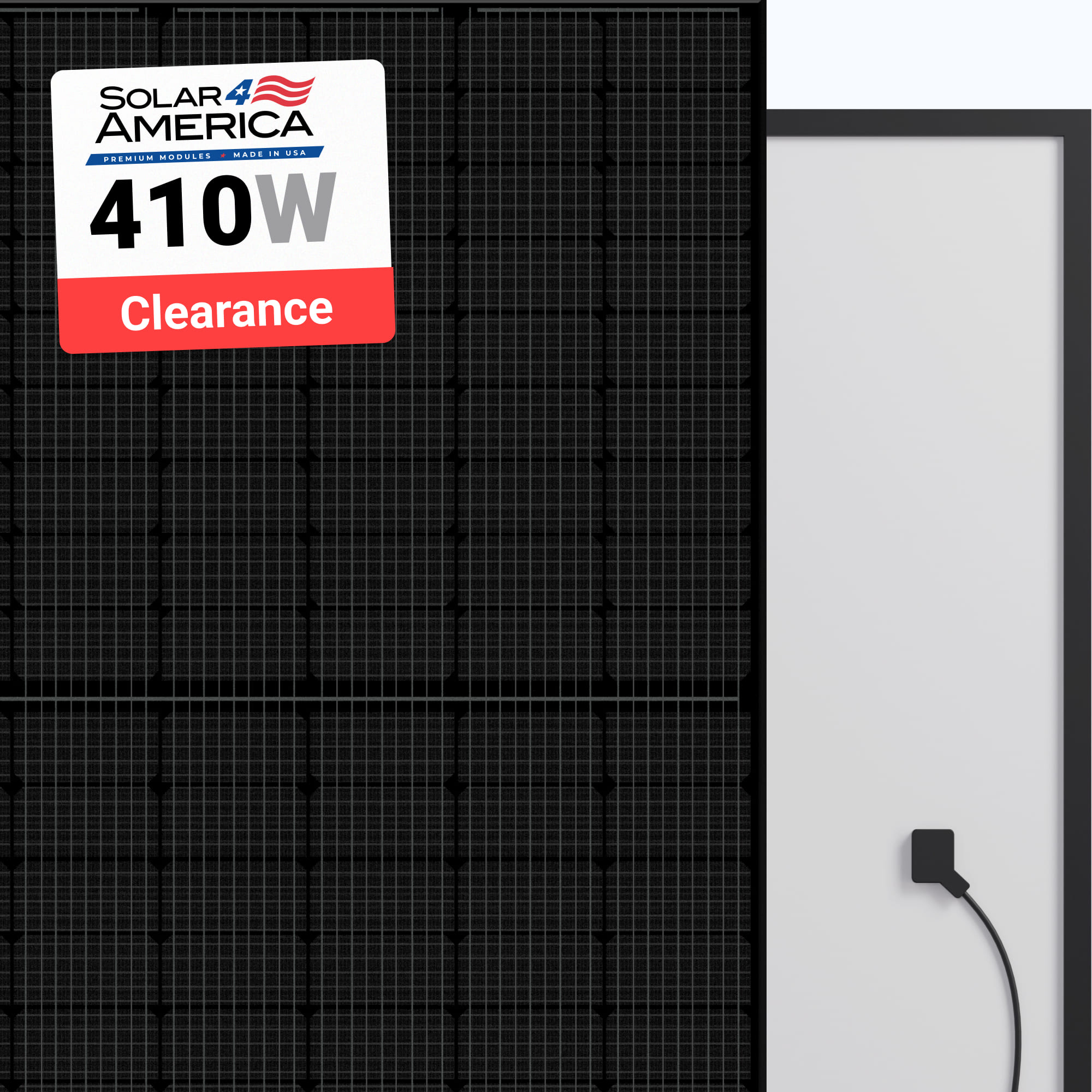 Solar4America 410W Solar Panel 108 Cell All-Black S4A410-108MH10 ...