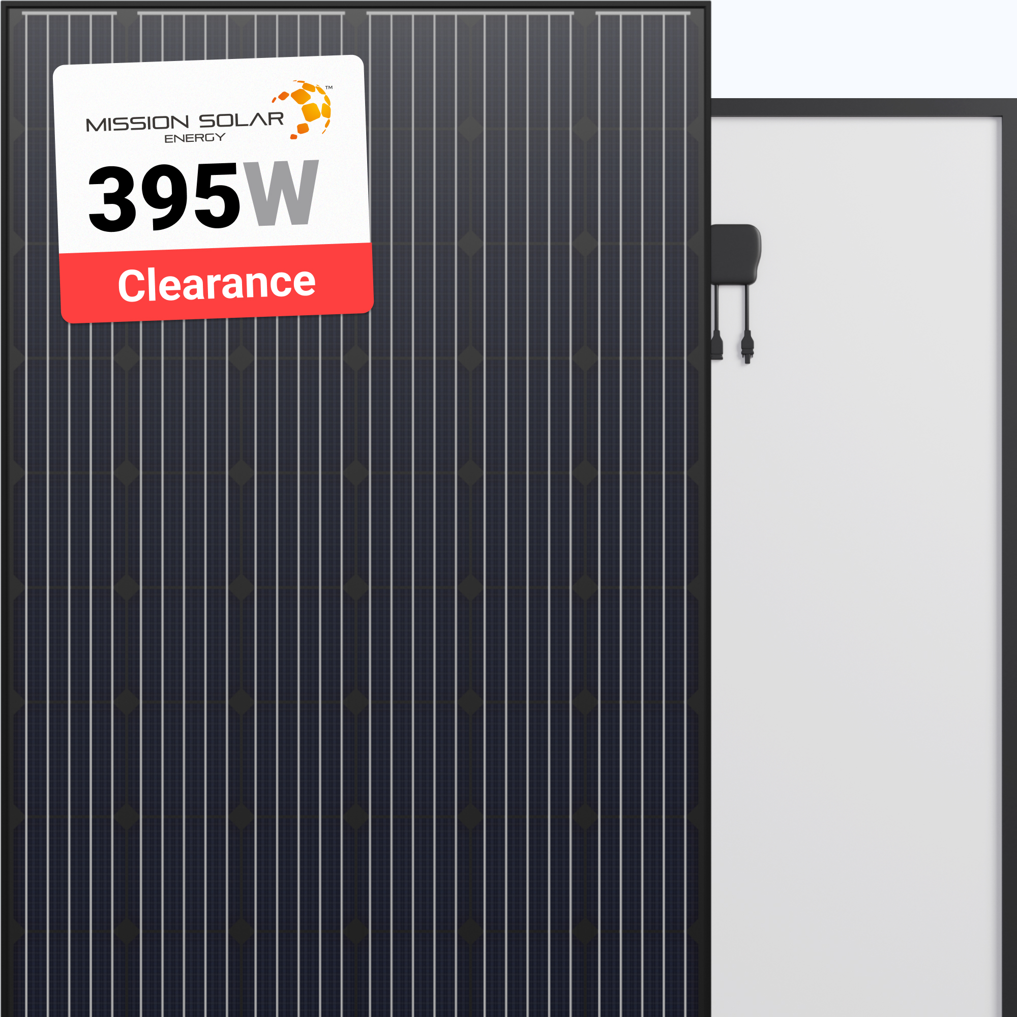 Mission Solar 395W Solar Panel 66 Cell MSE395SX9R Assembled in USA Clearance - A1 SolarStore