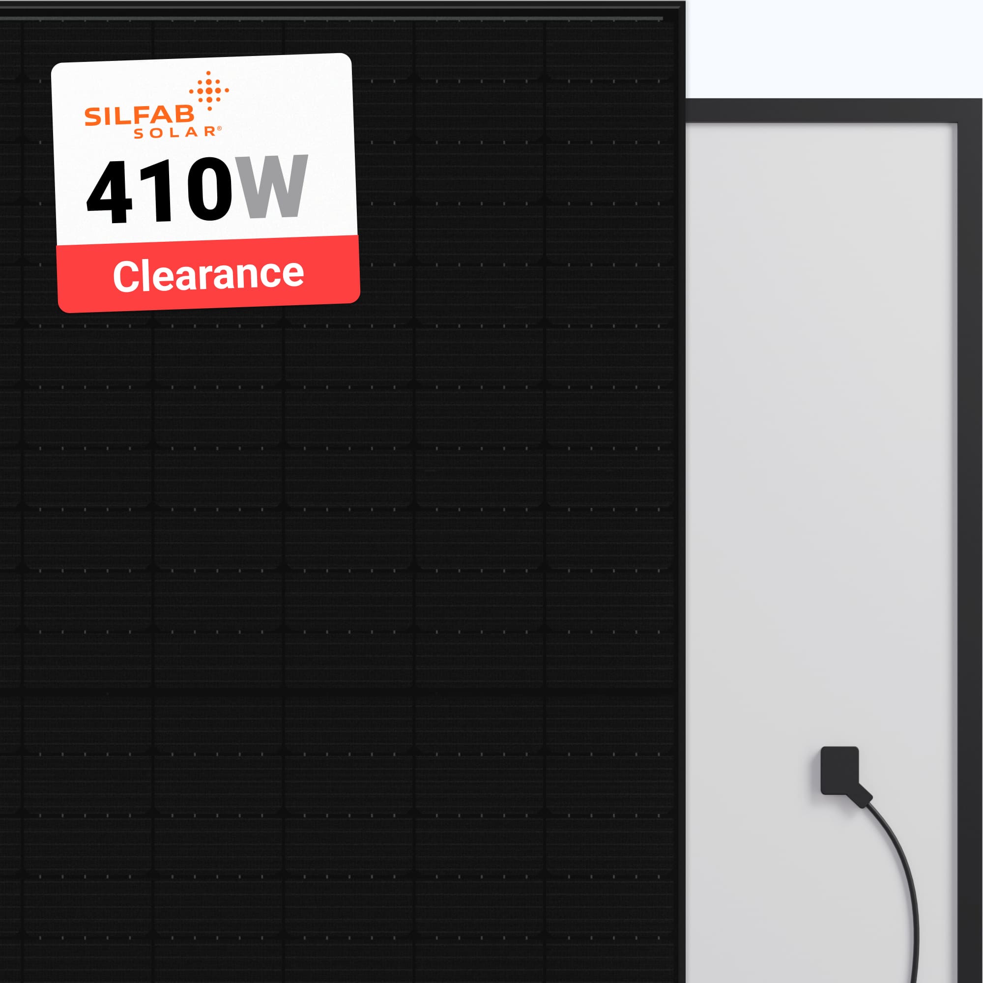 Silfab 410W Solar Panel 132 Cell SIL-410-HC+ Assembled in the USA Clearance - A1 SolarStore