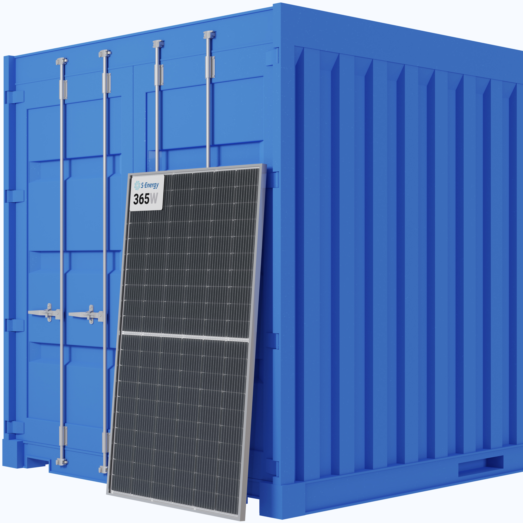 S-Energy 365W Solar Panel 120 Cells Bifacial SL45-60BHI-365V Container ...