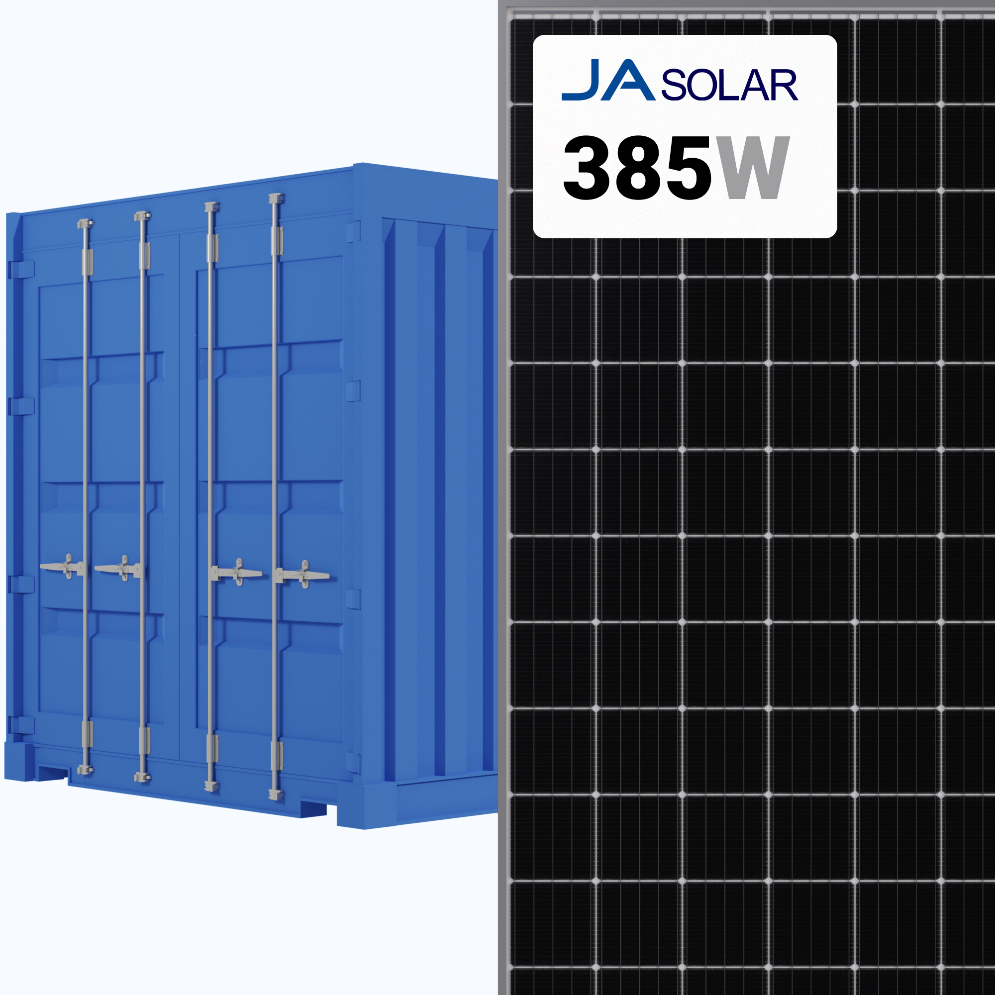 JA Solar 385W Solar Panel 72 Cells JA-JAM72-S09-385PR Container 594 ...