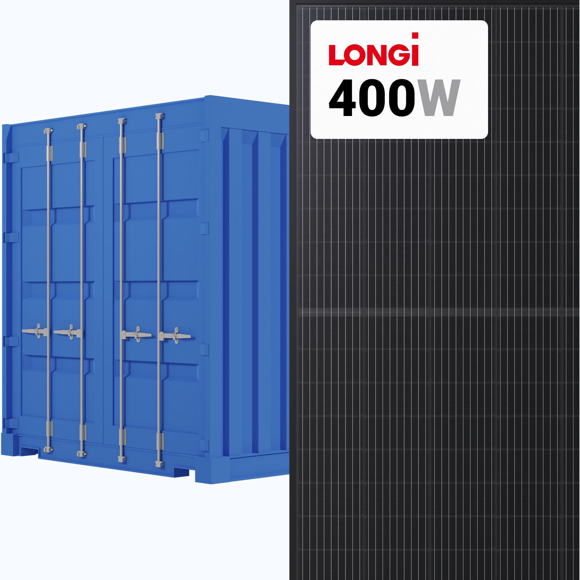 LONGi 400W Solar Panel 108 Cells LR5-54HABB-400M Container 792 panels ...