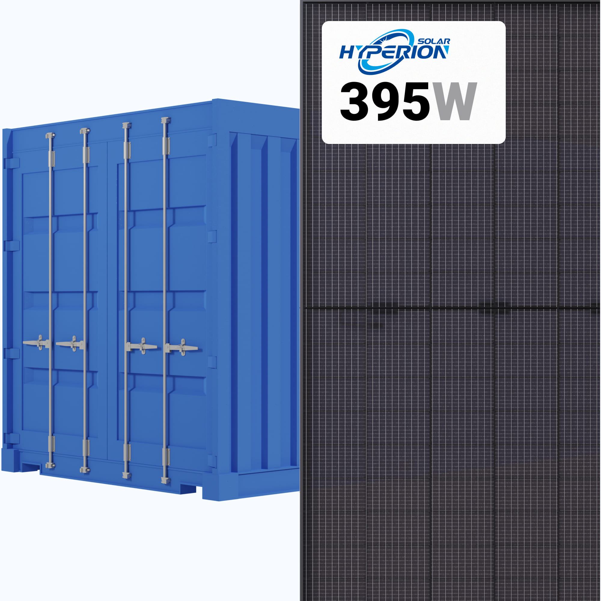 Hyperion (Runergy) 395W Solar Panel 108 Cells Bifacial HY-DH108P8-395 ...