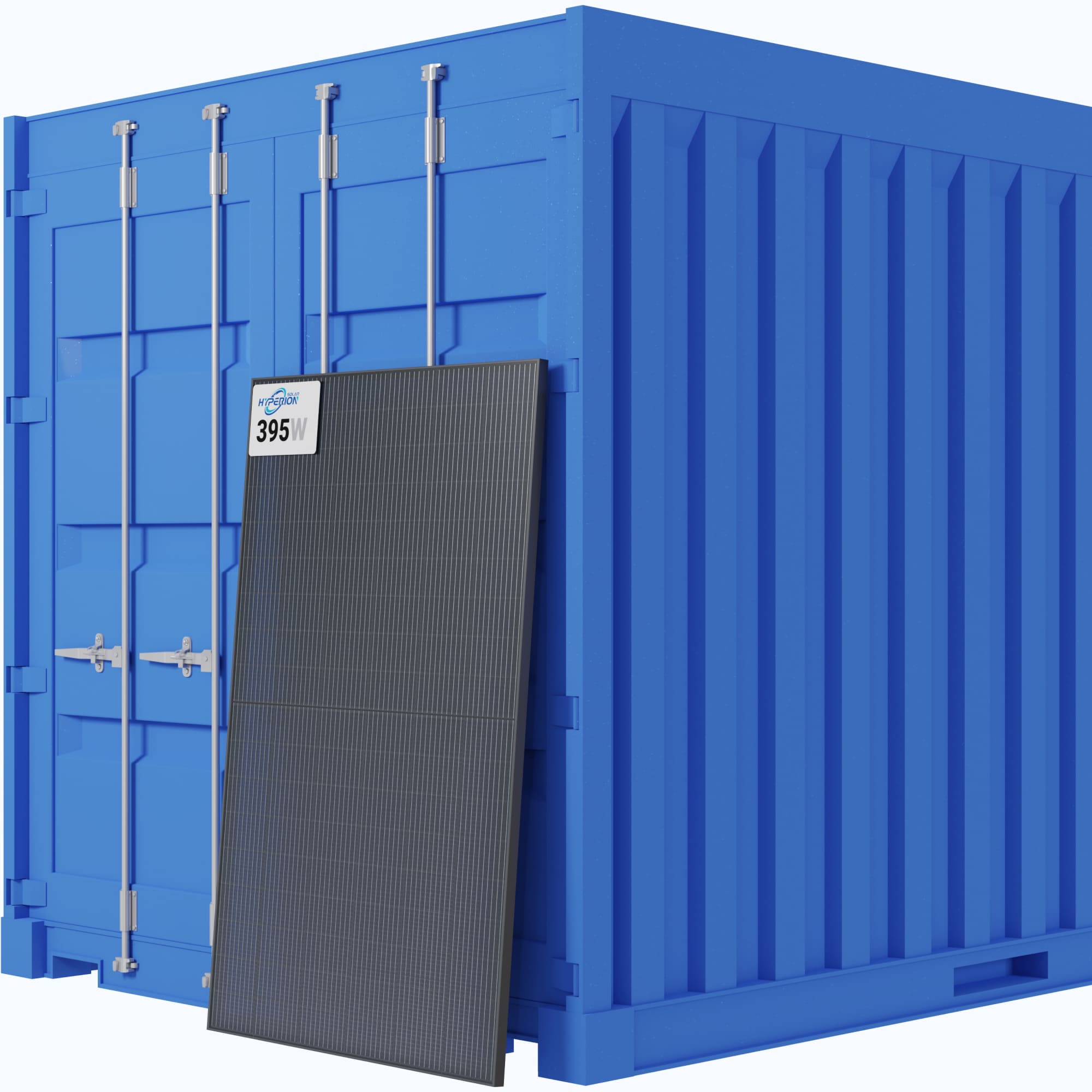 Hyperion 395W Solar Panel 108 Cells Bifacial HY-DH108P8-395 Container ...