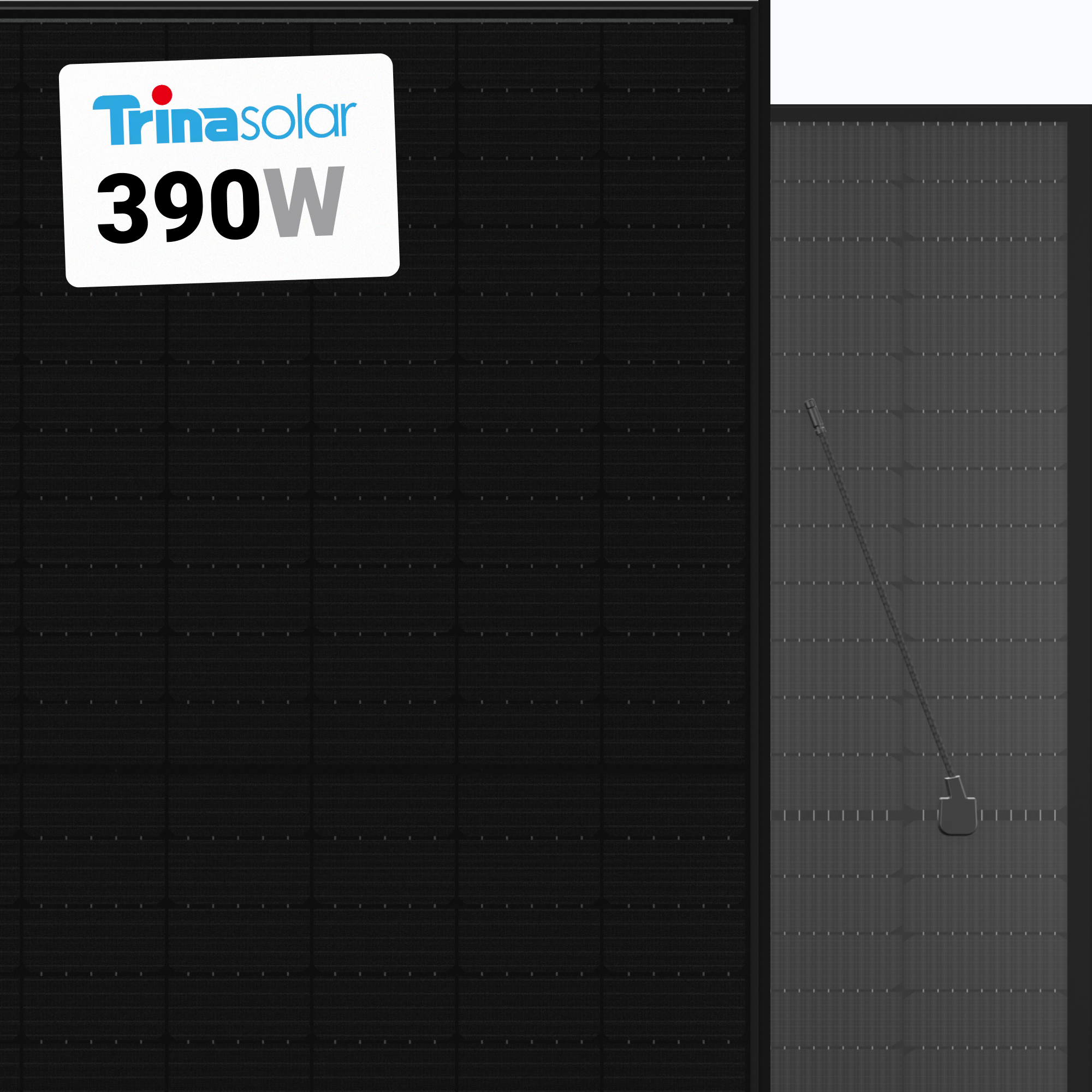 Trina 390W Solar Panel 120 Cell TSM-390-DE09C.07 Bifacial Wholesale 36 ...