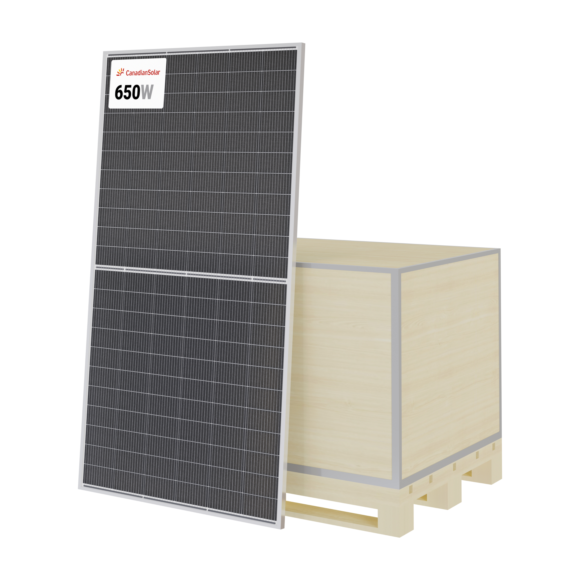 Canadian Solar 650W Solar Panel 132 Cells Bifacial BiHiKu7 CS7N-650MB ...