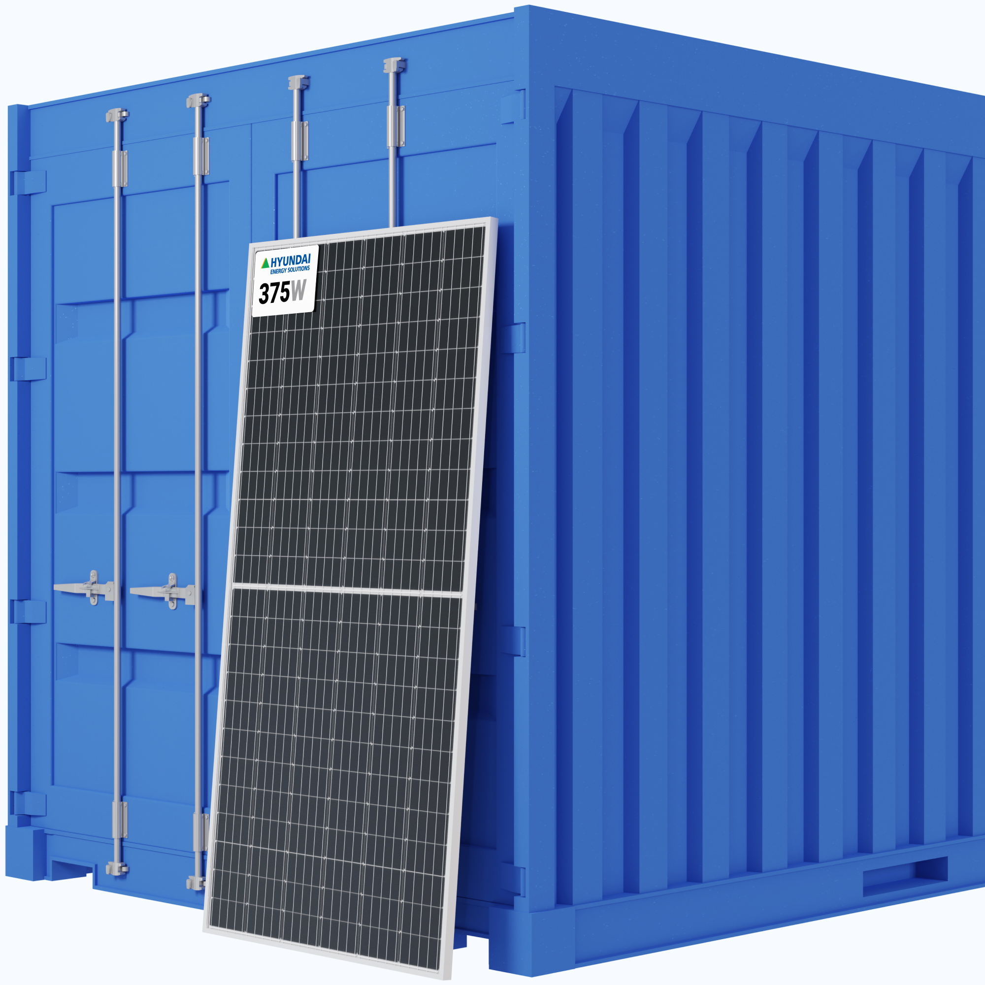 Hyundai 375W Solar Panel 144 Cell HiA-S375HI Commercial 702 panels per ...