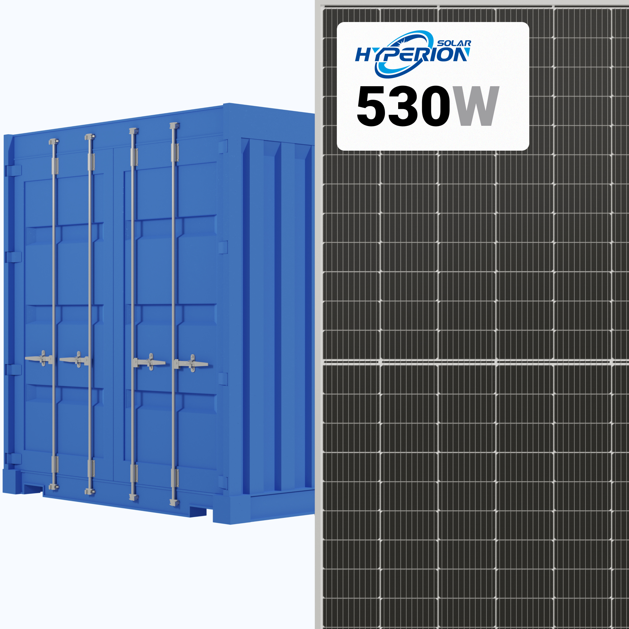 Hyperion (Runergy) 530W Solar Panel 144 Cells Bifacial HY-DH144P8-530 ...