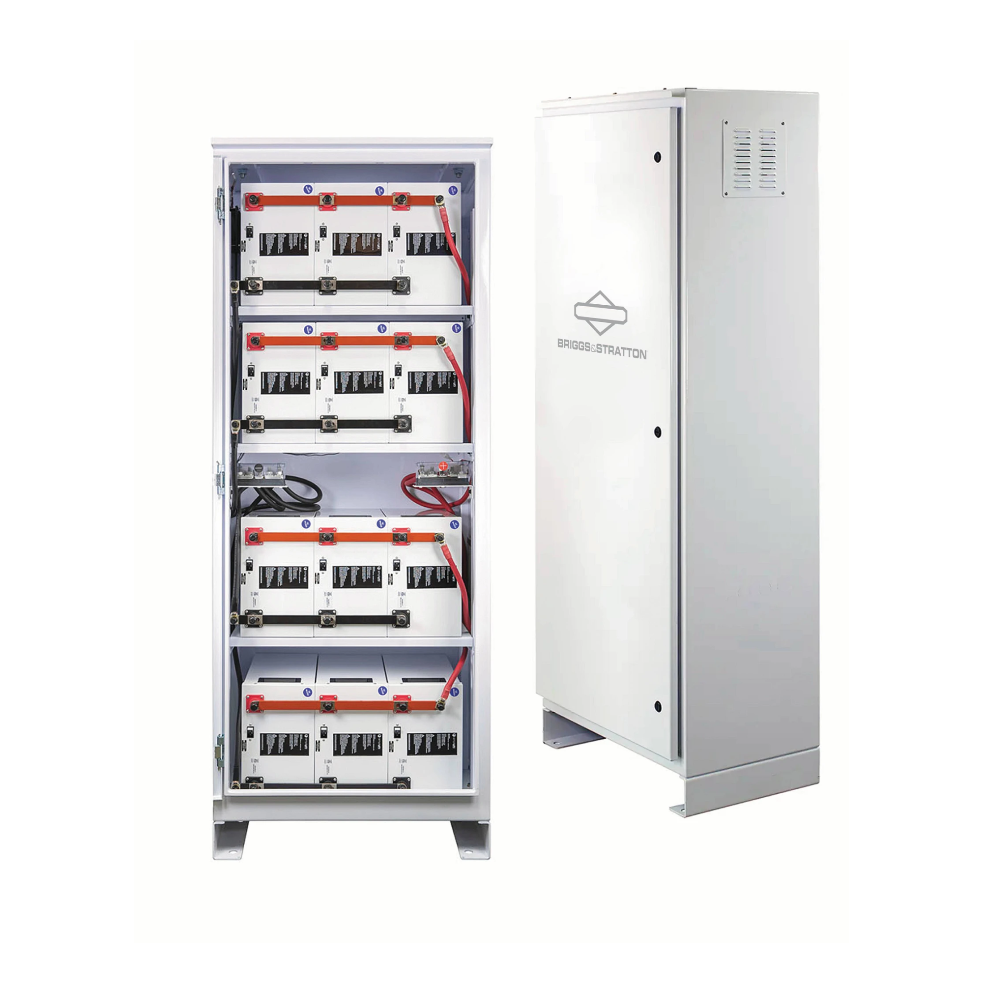 Briggs & Stratton BOSS.12: Up to 12 Batteries Enclosure with Shelves ...