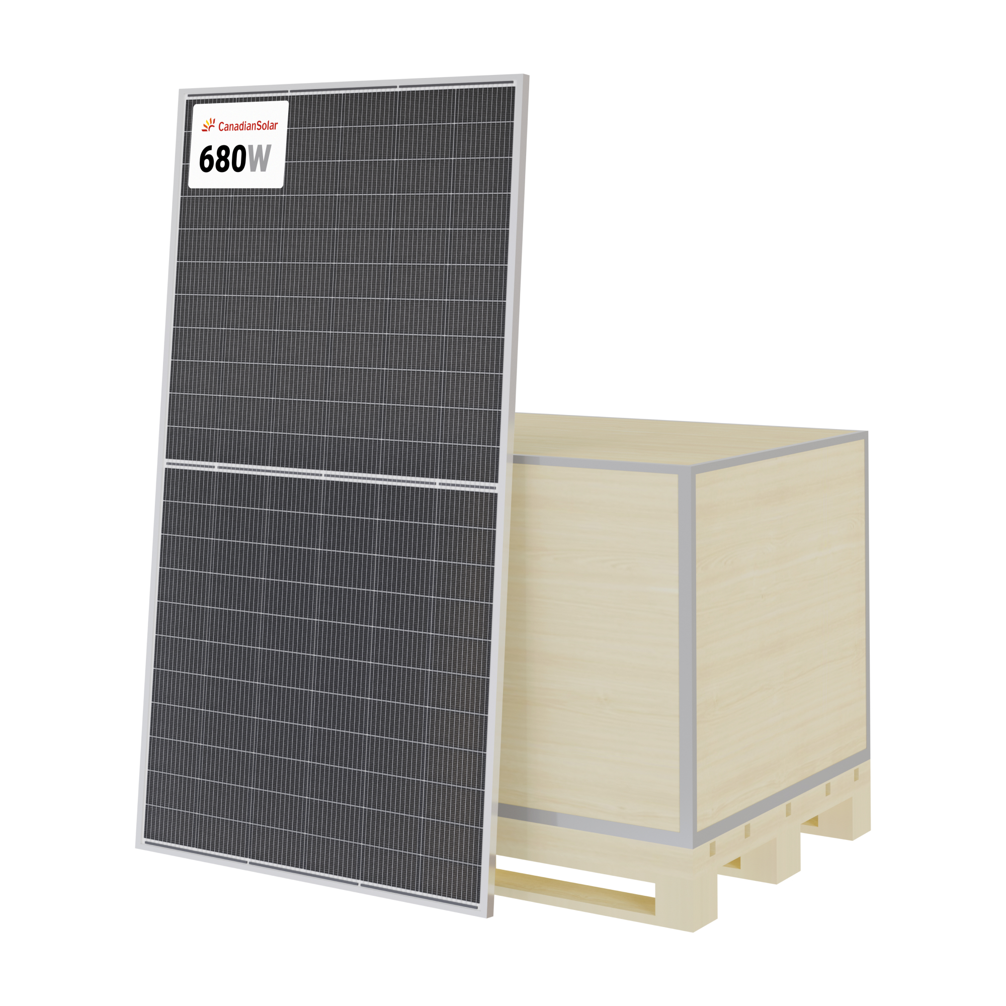 Canadian Solar 680W Solar Panel 132 Cells Bifacial CS7N-TB-AG-US-680 ...