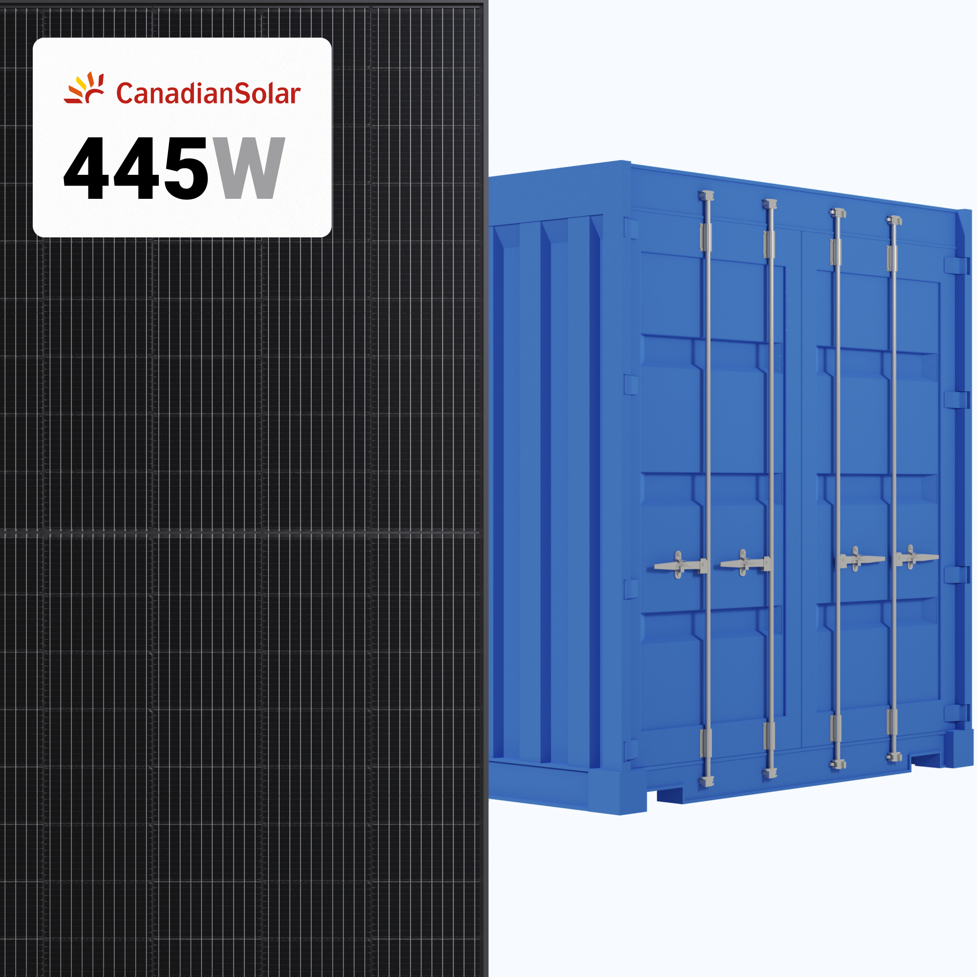 Canadian Solar 445W Solar Panel 108 Cells TOPHiKu6 (All-Black) CS6.1 ...