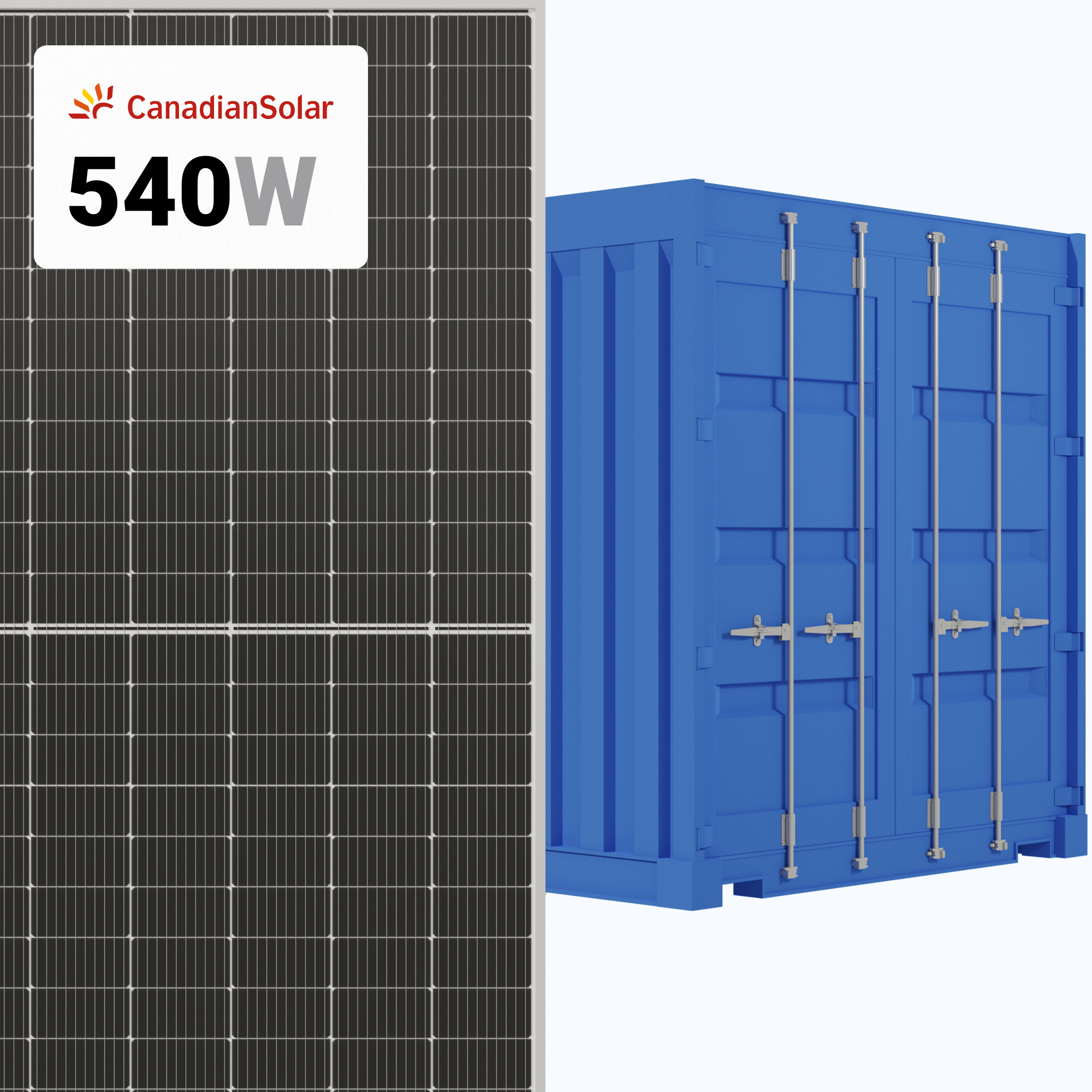 Canadian Solar 540W Solar Panel 144 Cells Bifacial CS6W-540MB-AG ...