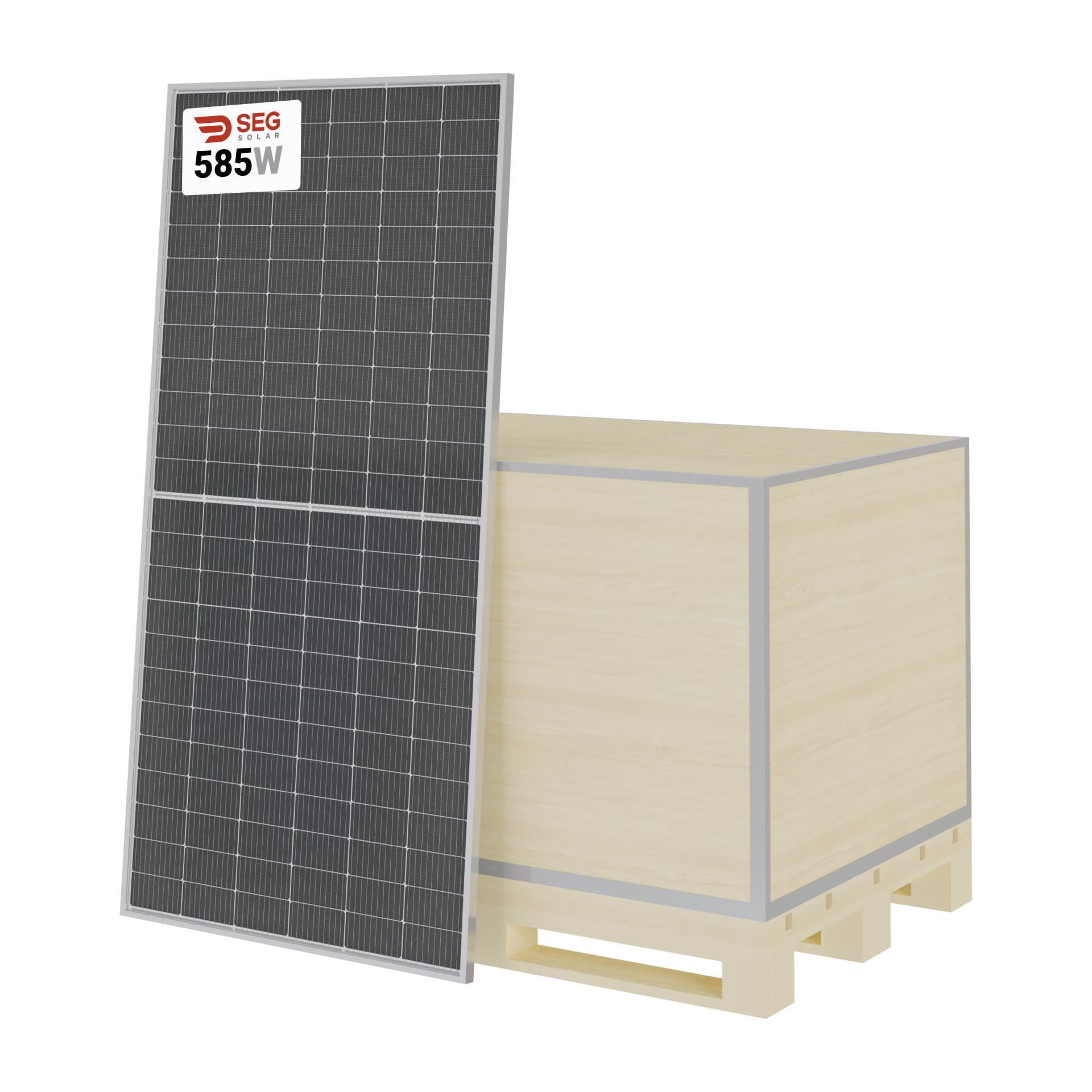 SEG Solar 585W Solar Panel 144 Cell Bifacial SEG-585-BTA-BG Wholesale ...