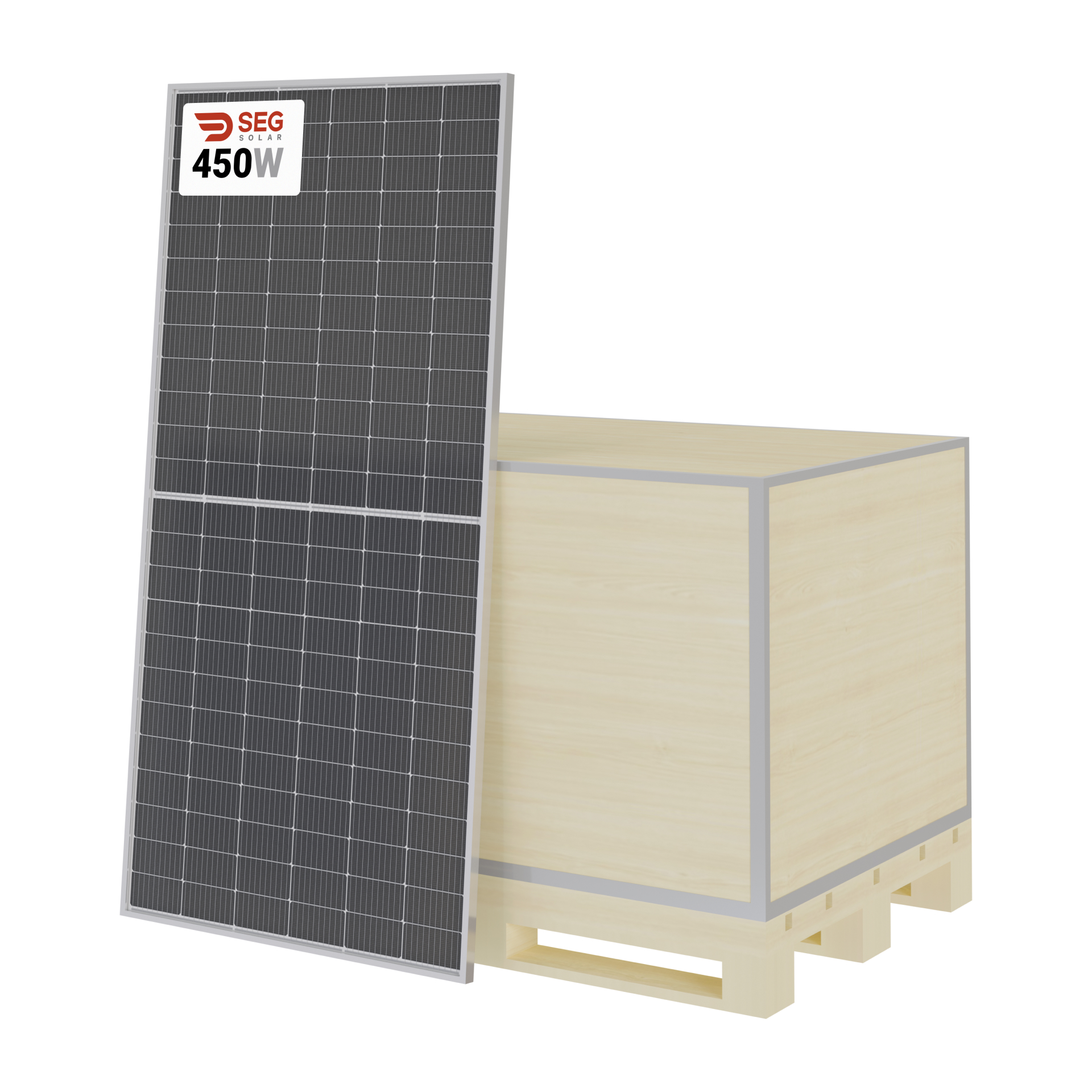 Seraphim 450w Solar Panel 144 Cell Bifacial SEG-450-BMA-BG Wholesale 32 ...