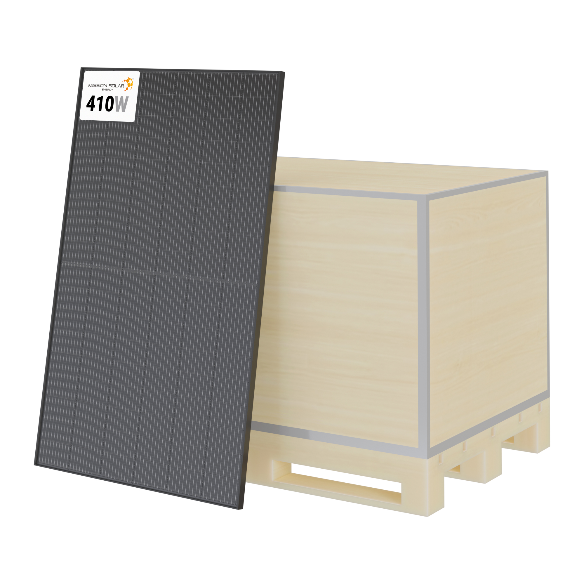 Mission Solar 410W Solar Panel 108 Cell MSE410HT0B Assembled in the USA ...