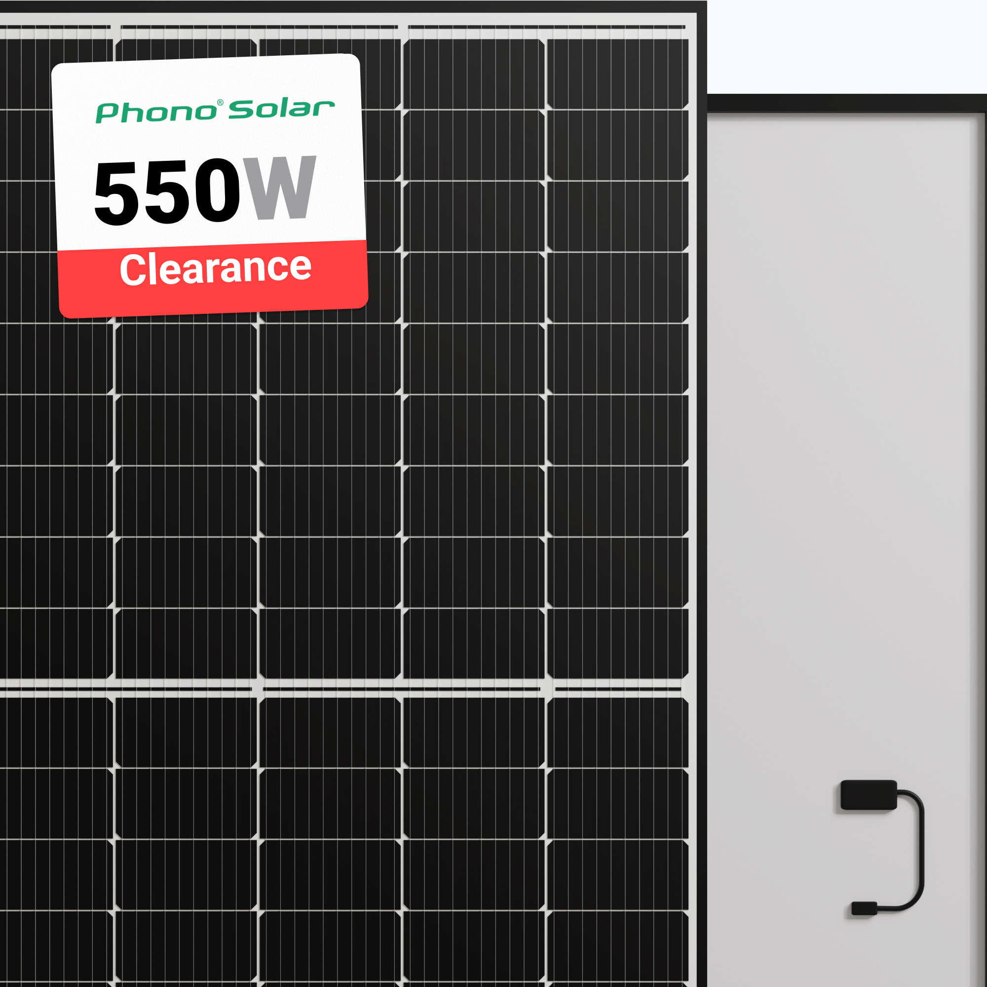 Phono Solar 550W Solar Panel 144 Cells PS550M6H-24/TH Clearance - A1 ...