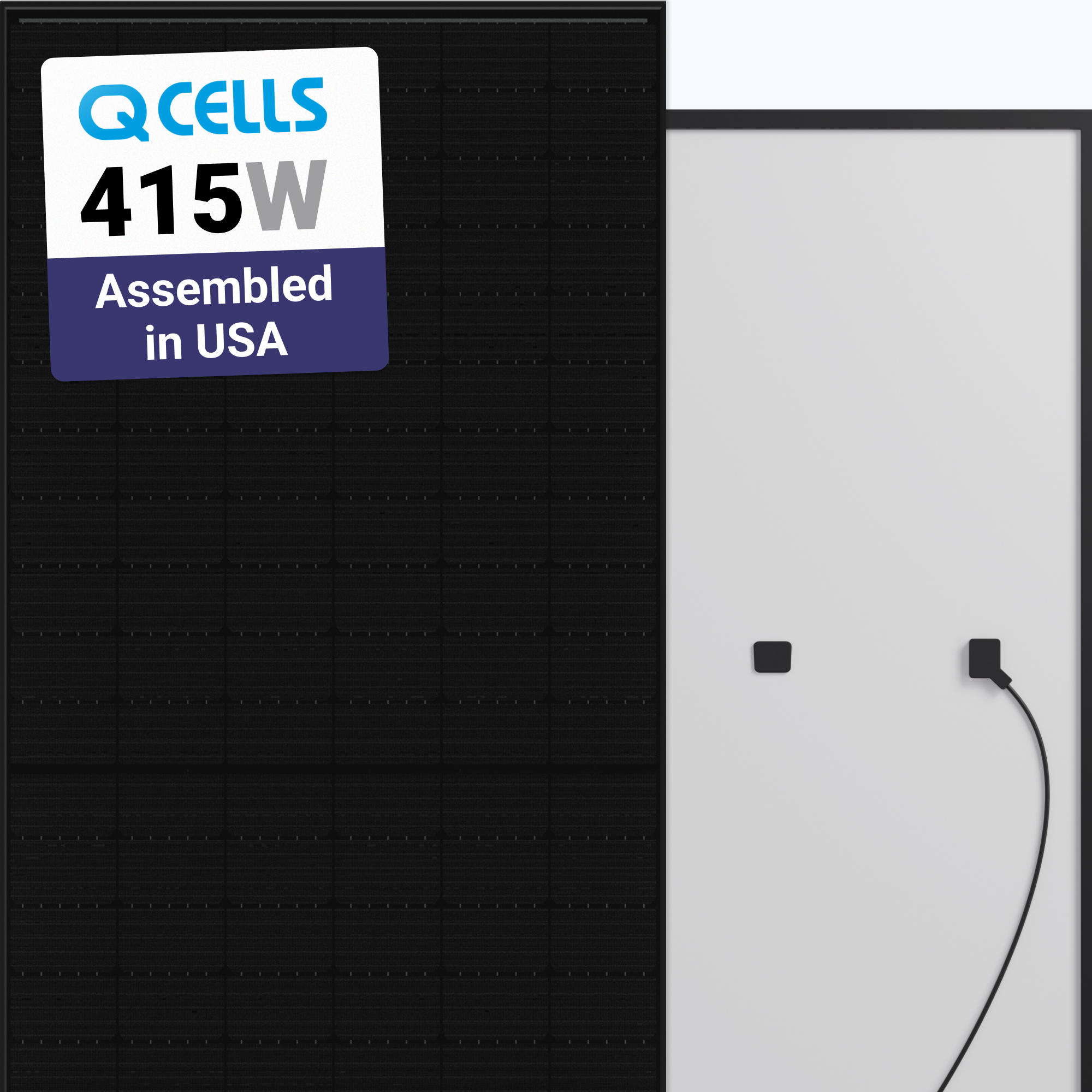 Q CELLS 415W Solar Panel 132 Cell Q.PEAK DUO HQC-415-QPD-BKML-G10.C+ ...