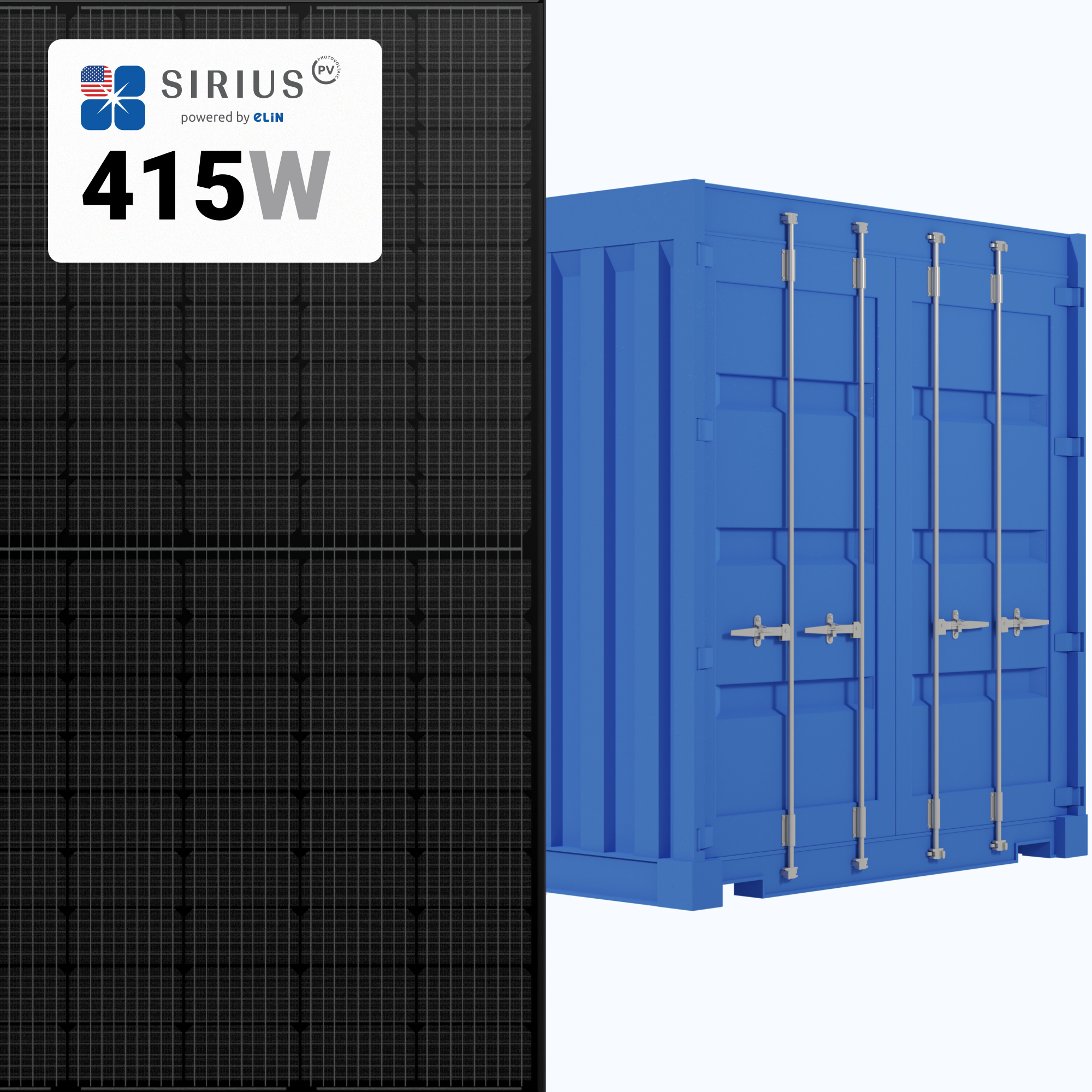 Sirius Solar 415W Solar Panels 108 Cell ELNSM54M-HC-DC-415-MID ...