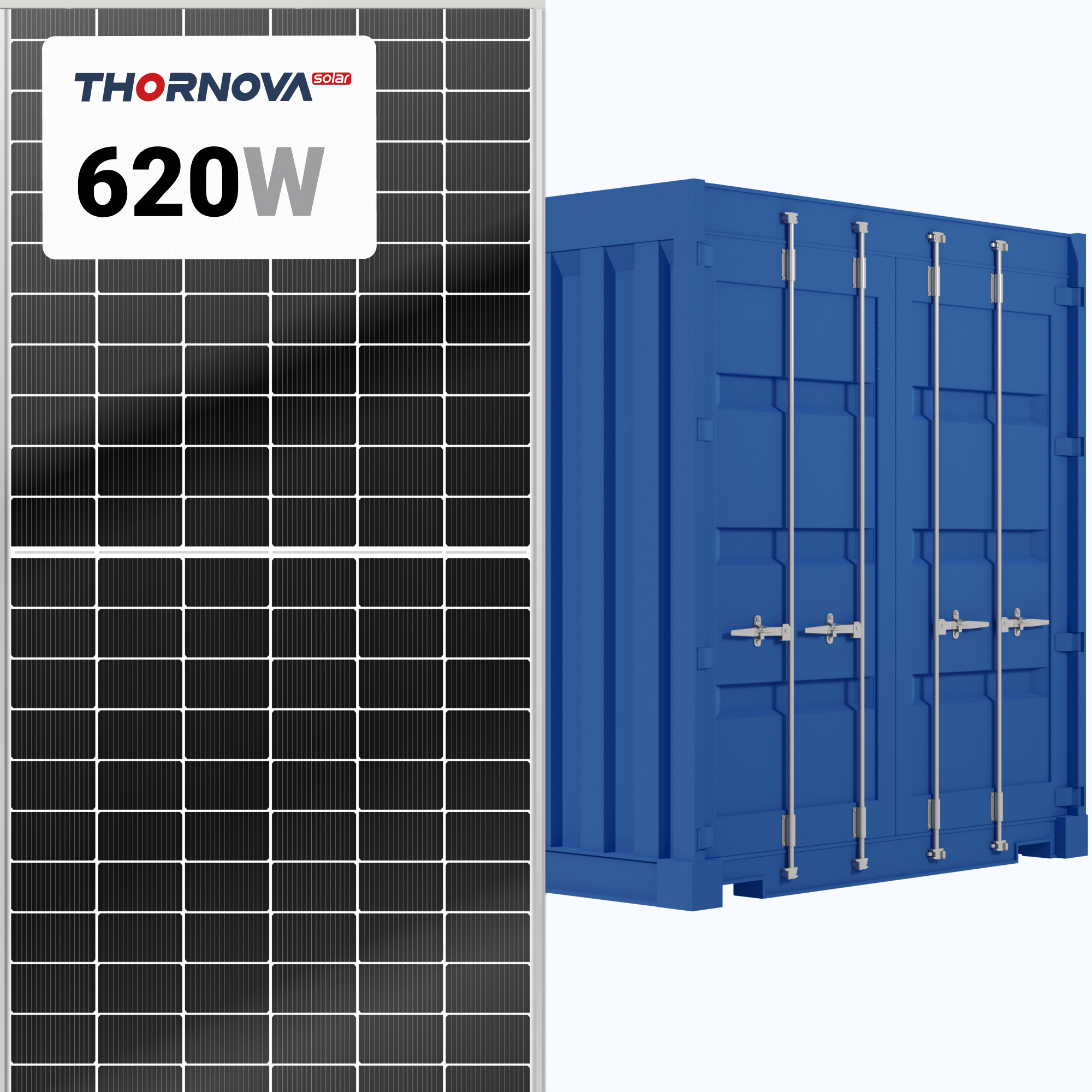 Thornova Solar 620W Solar Panel 132 Cells Bifacial L Pro HD TS-BGT66 ...