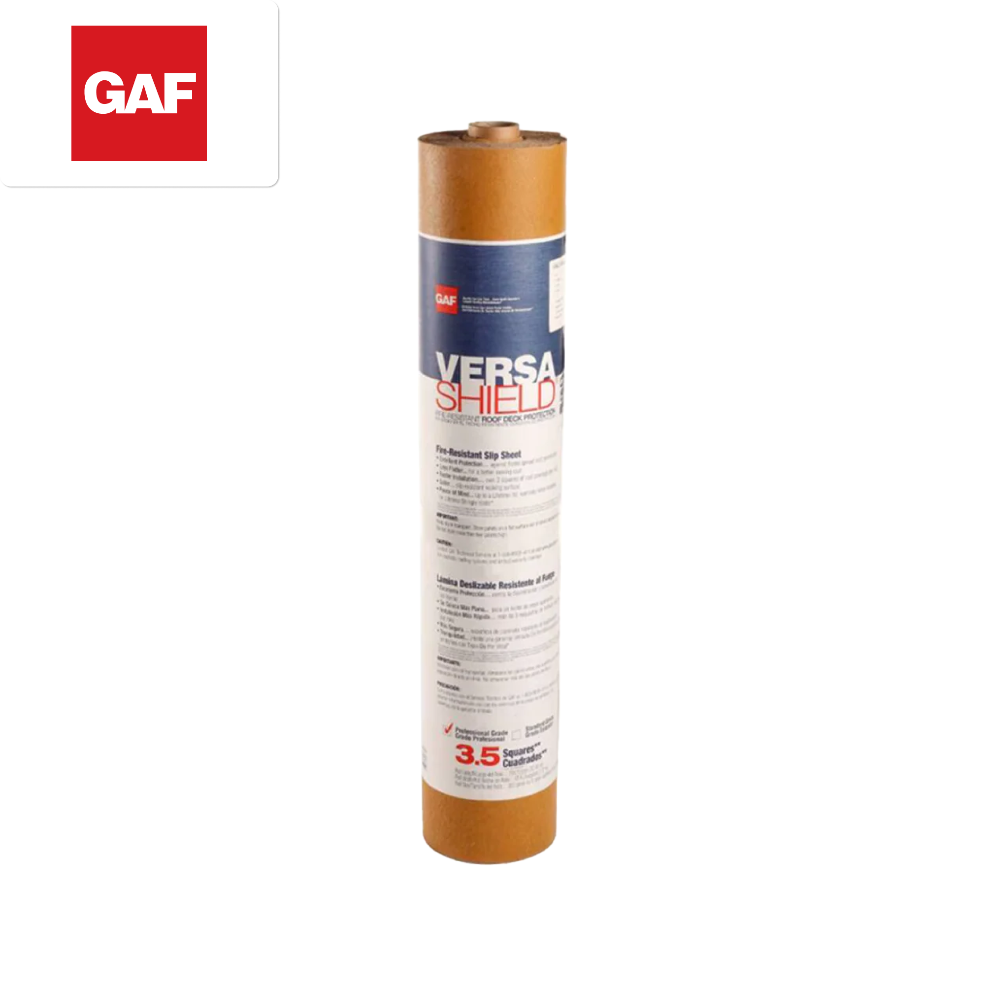 GAF VersaShield Fire-Resistant Roof Deck Protection 42 in x 100 ft, 350 ...