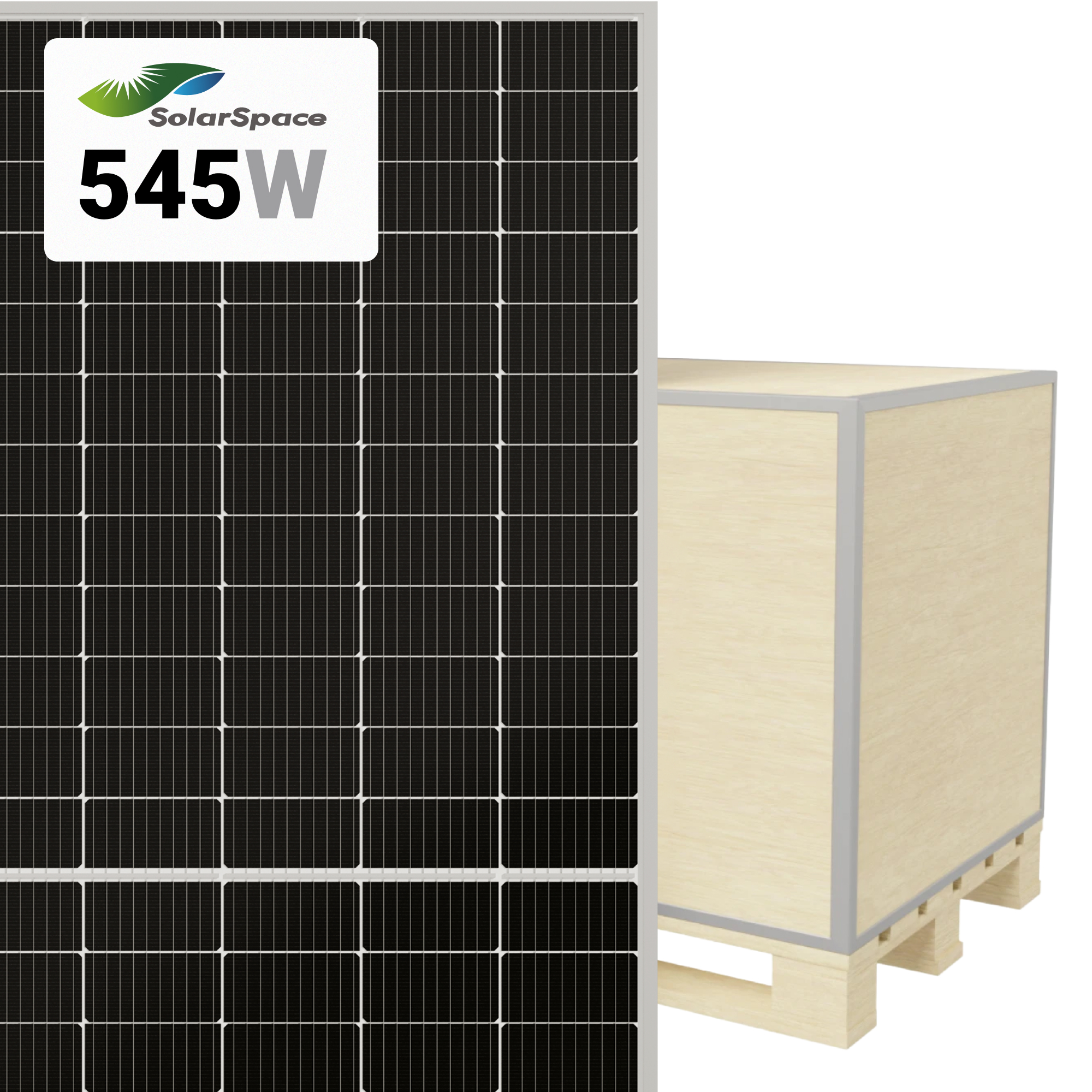 SolarSpace 545W Solar Panel 144 Cell PERC Bifacial SS8-72HD-545M ...