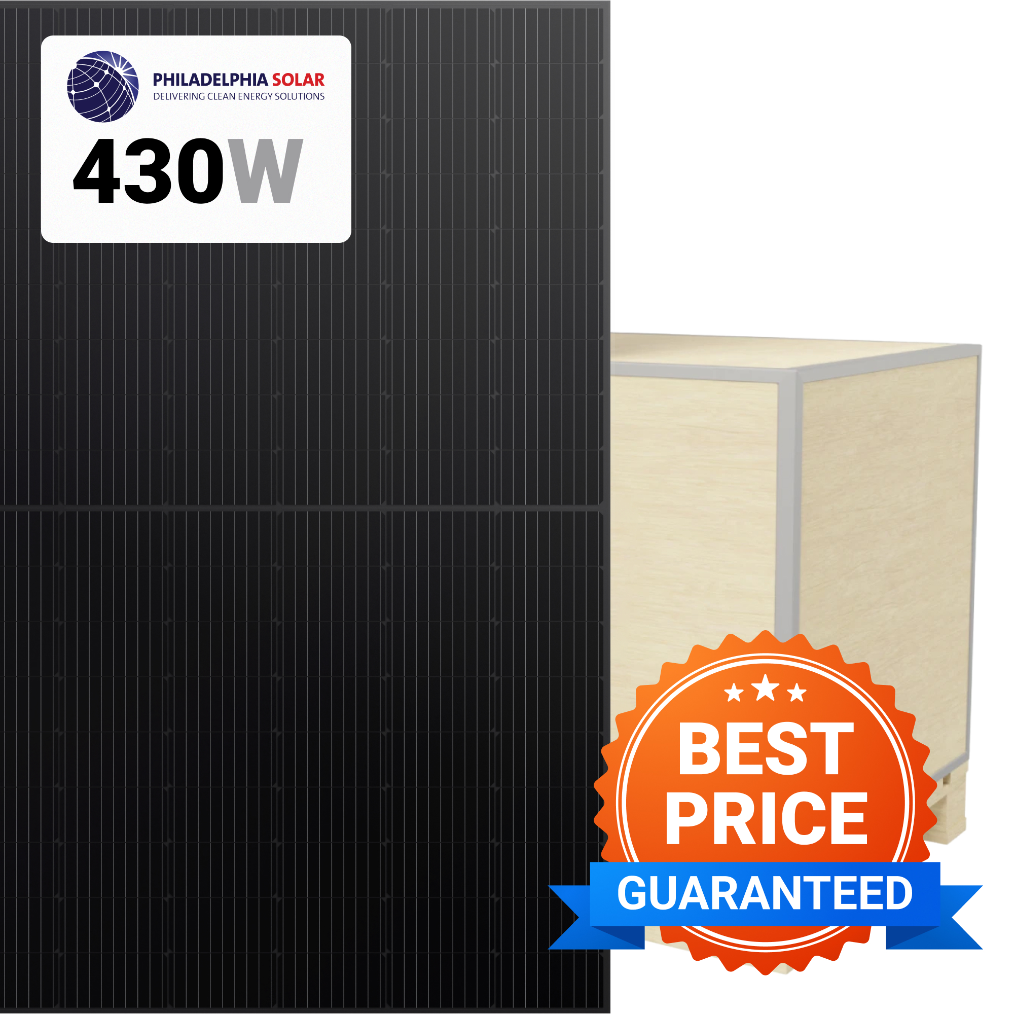 Philadelphia Solar 430W Solar Panels 108 Cell Bifacial MNB108(HCBF ...