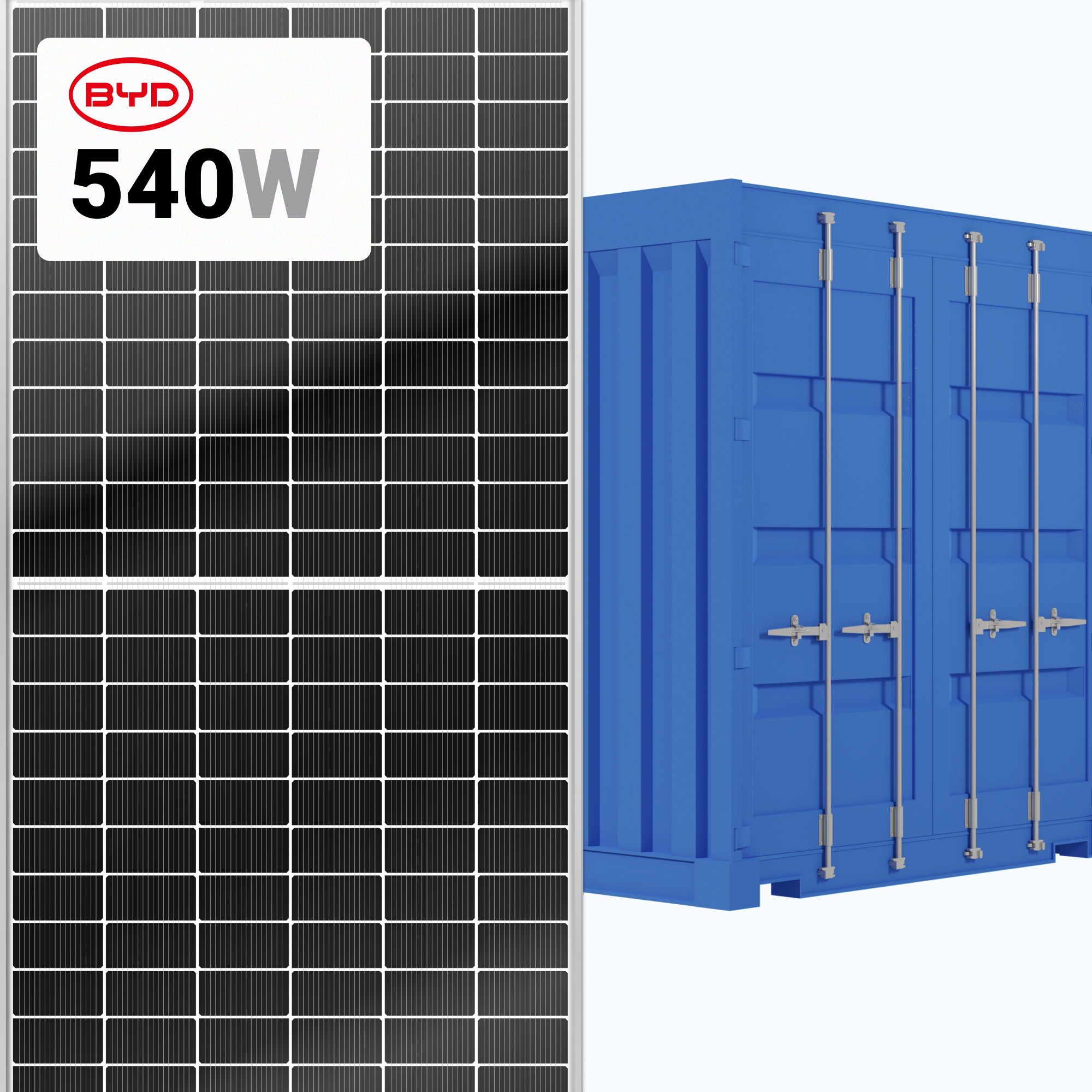 BYD 540W Solar Panel 144 Cell Bifacial MLTK-36-540 Commercial 620 ...