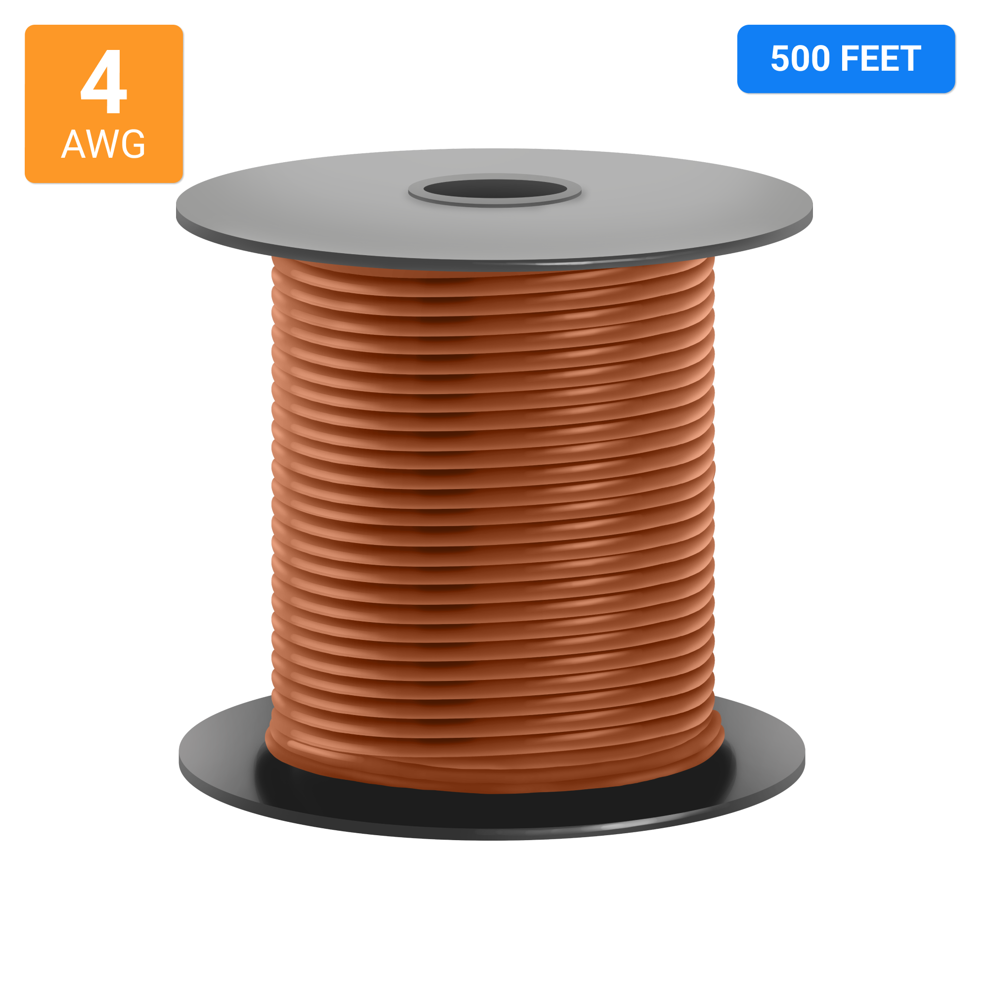 Bare Copper Wire 4AWG 600VAC 500 Feet - A1 SolarStore