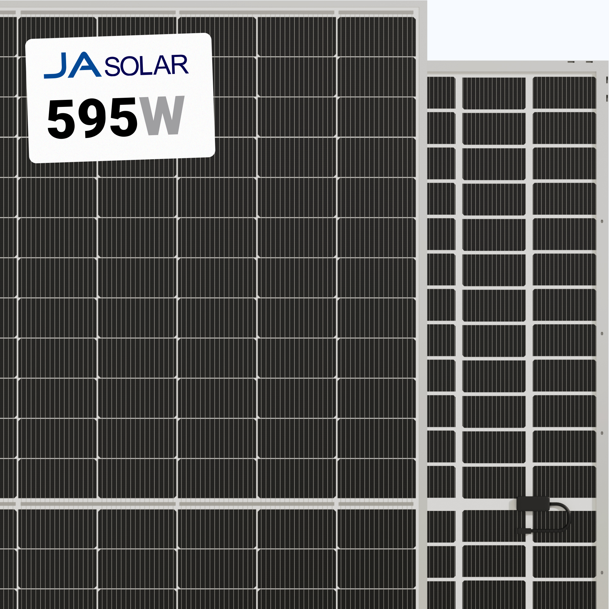 JA Solar 595W Solar Panel 144 Cell TOPCon Bifacial JAM72D40-595/MB-US ...