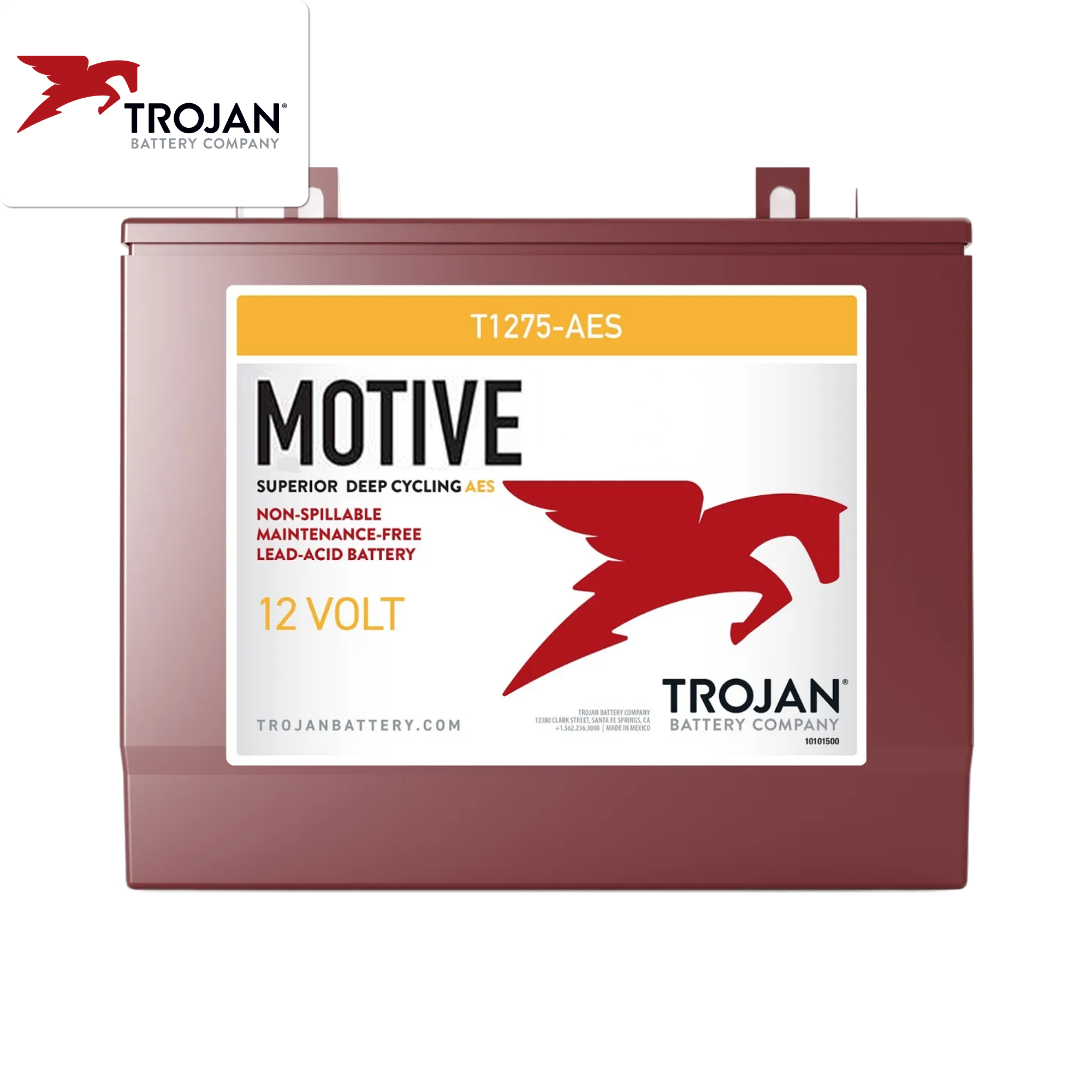 Trojan Motive T1275-AES M8 130Ah 12V Aerial Lift & Floor Machine ...