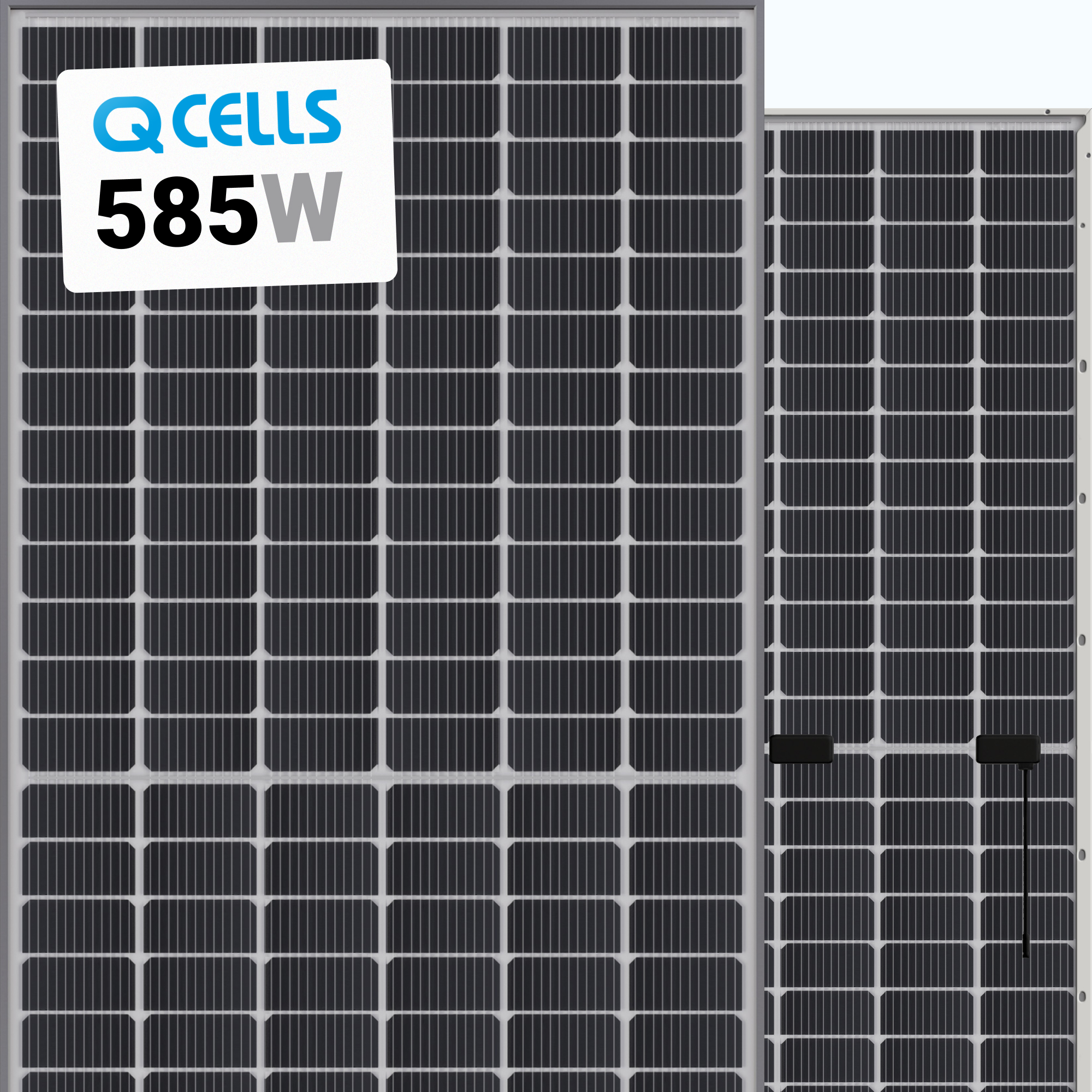 Q CELLS 585W Solar Panel 156 Cell Q.ANTUM Bifacial Q.PEAK DUO XL-G11S.3 ...