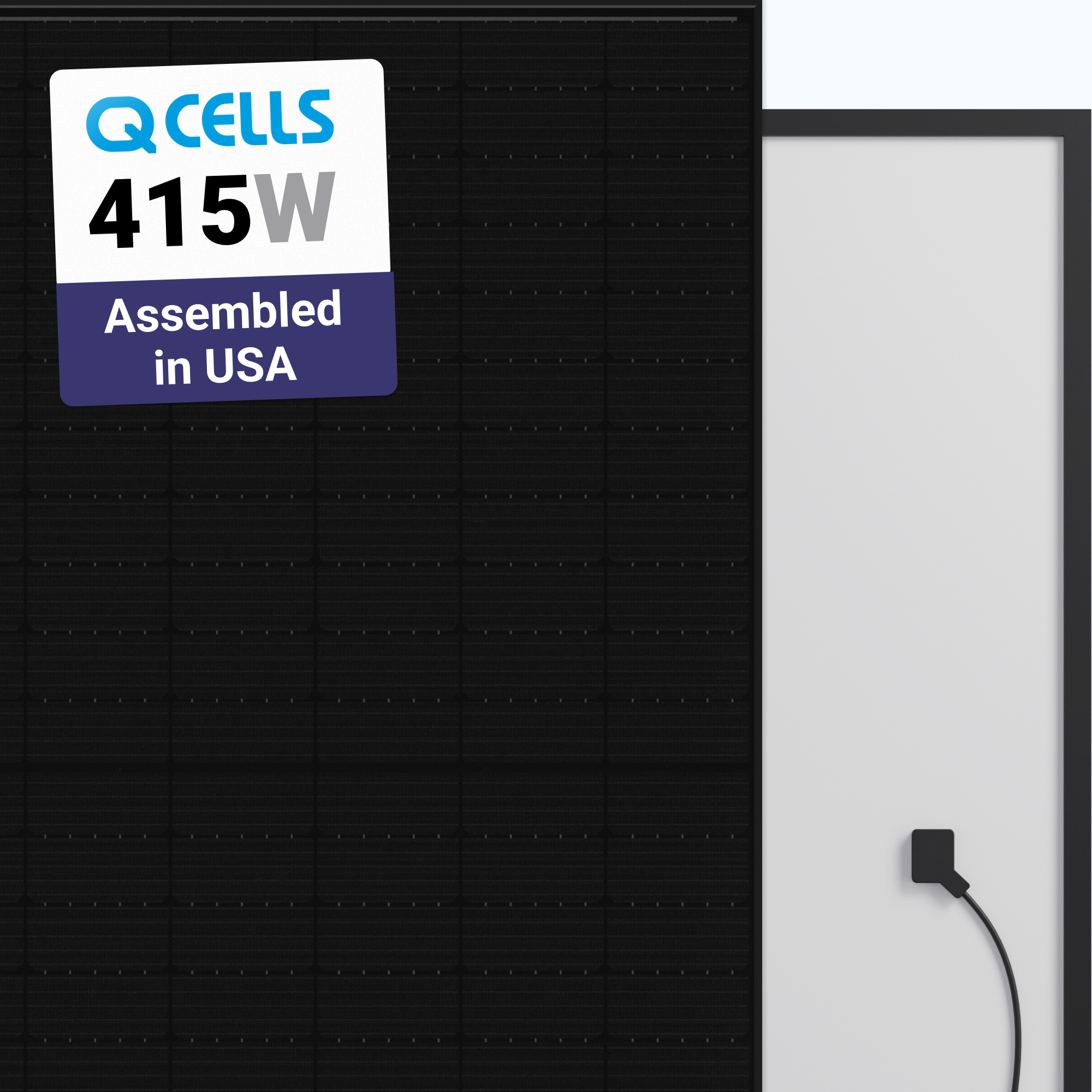 Q CELLS 415W Solar Panel 132 Cell Q.ANTUM All-Black Q.PEAK DUO BLK ML ...