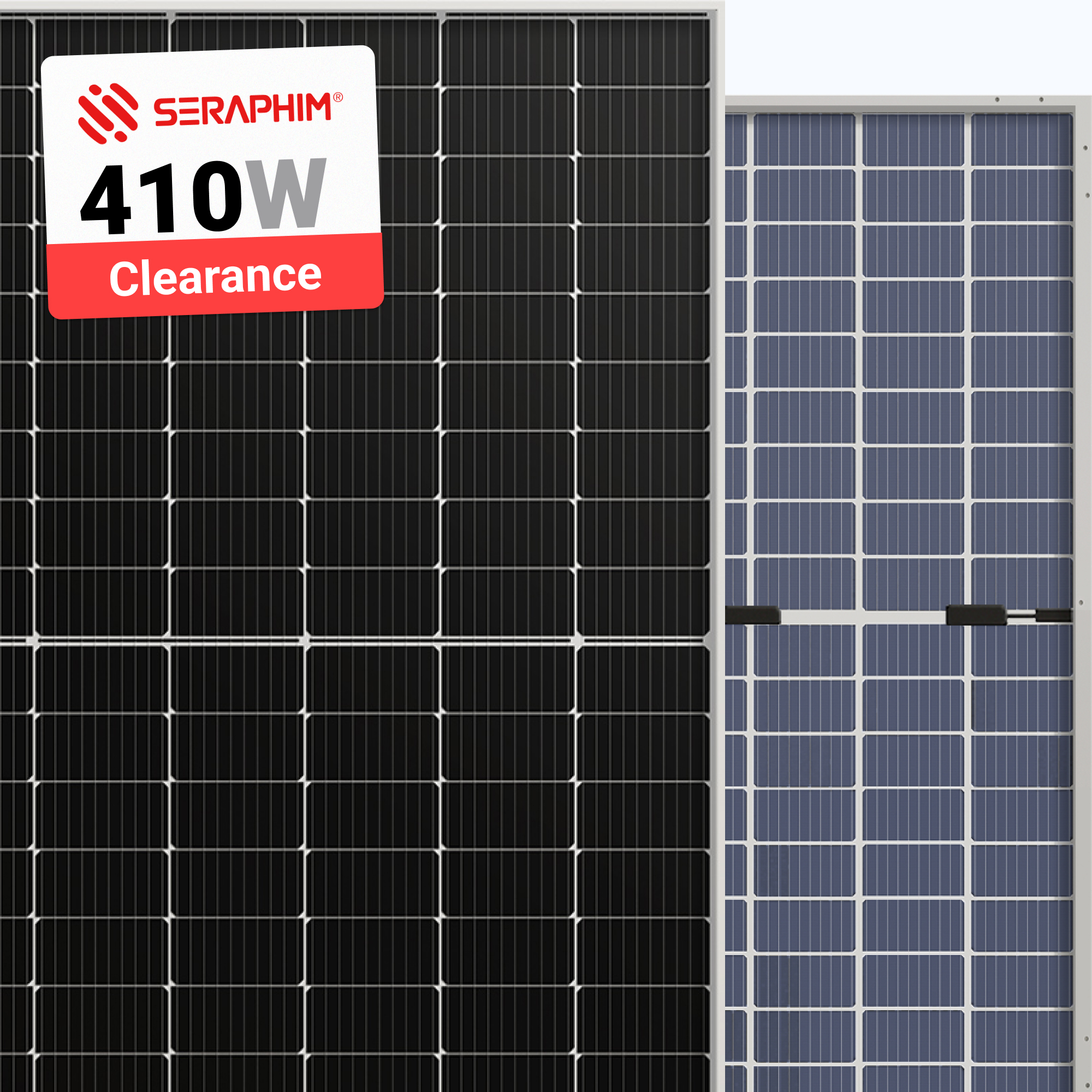 Seraphim 410W Solar Panel 108 Cell PERC Bifacial SRP-410-BMD-HV ...