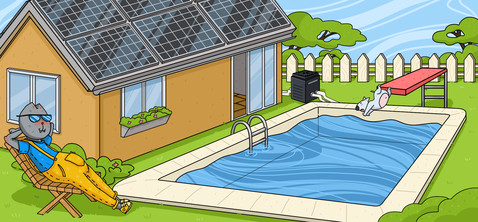 Solar panels for pools: swimming and chilling - A1 SolarStore Magazine