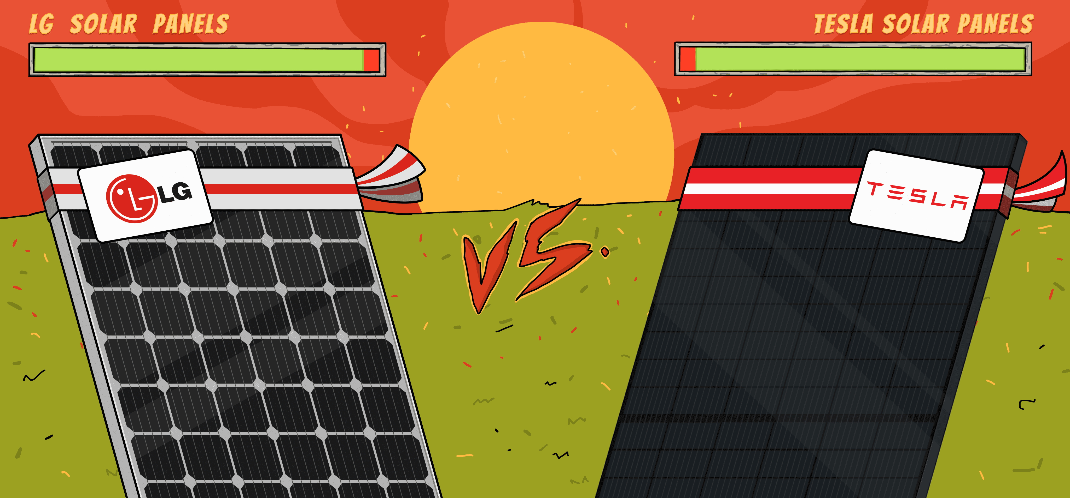 LG Solar panels vs Tesla Energy - A1 SolarStore